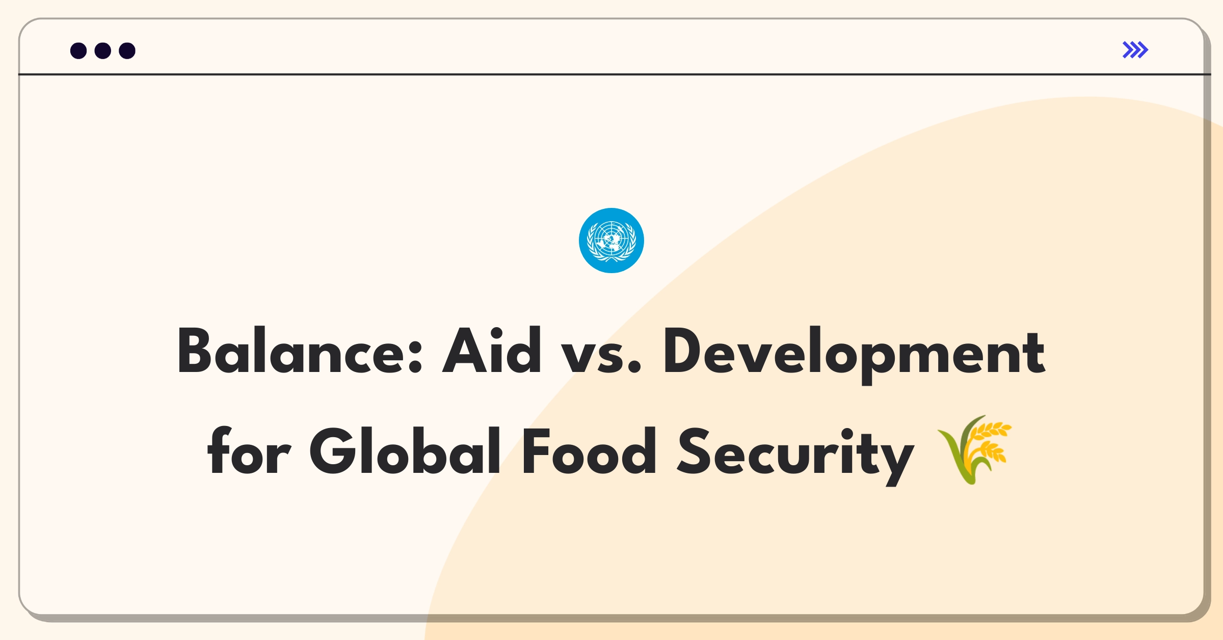 UN World Food Programme Trade-Off | Product Strategy Case - NextSprints