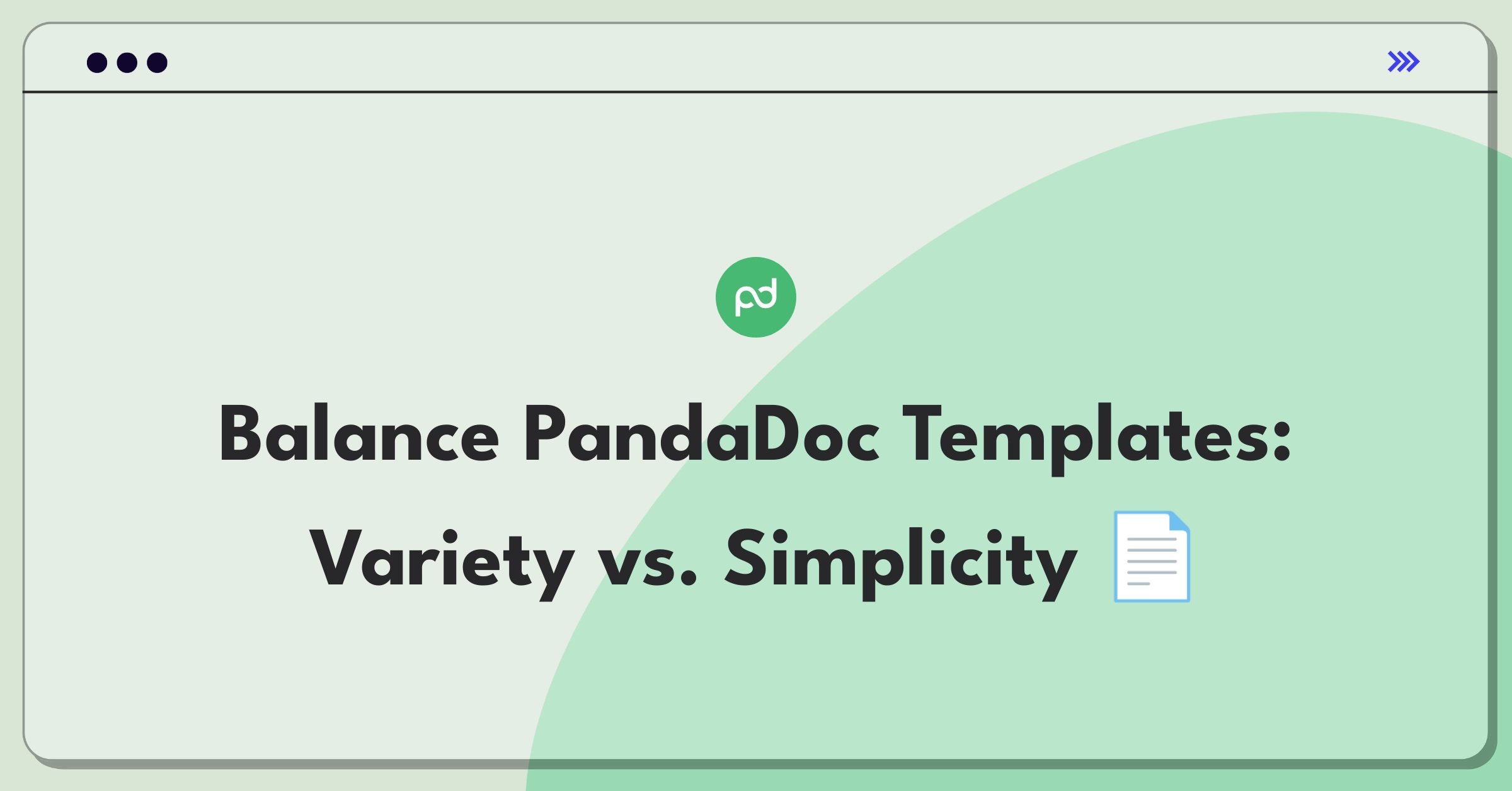 PandaDoc Template Expansion | Product Trade-Off Interview - NextSprints
