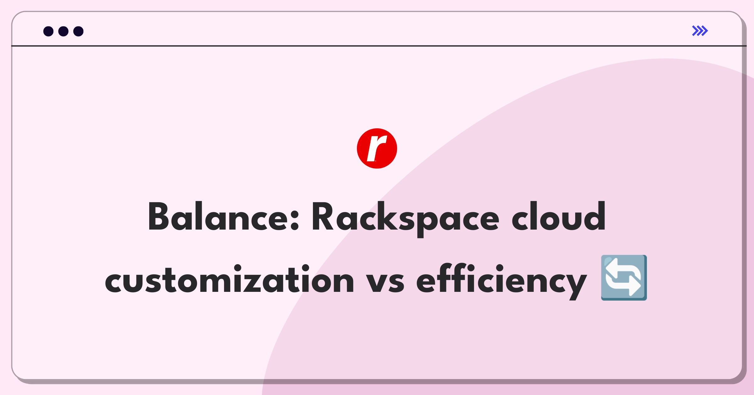 Rackspace Cloud Customization vs Efficiency | Product Tradeoff ...