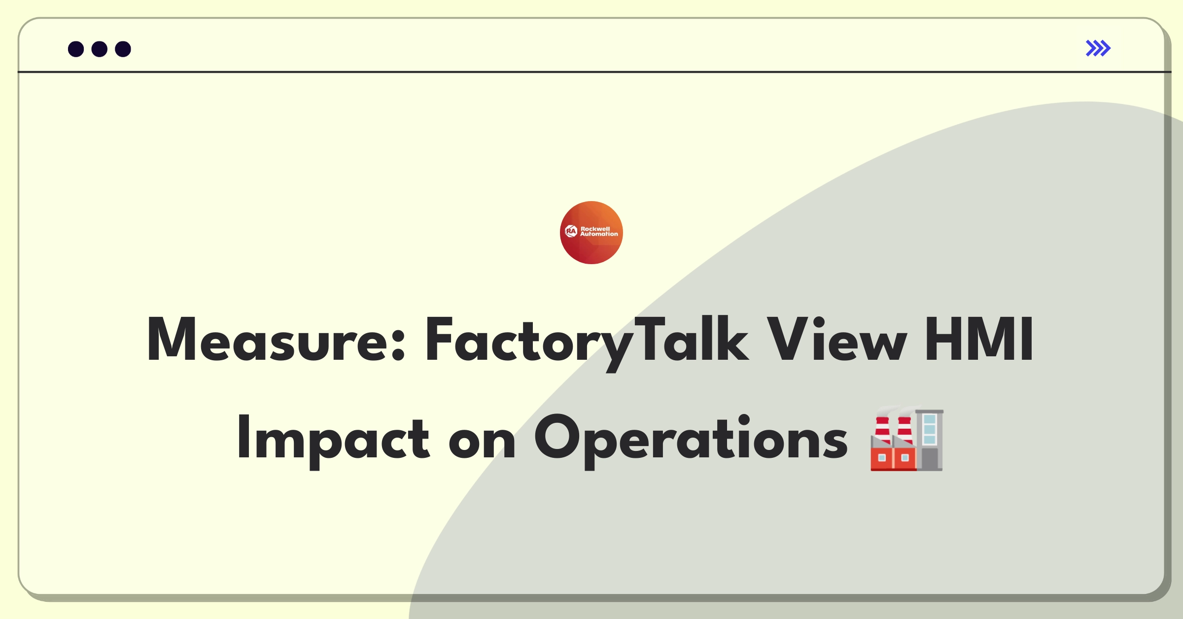 Rockwell FactoryTalk View Success Metrics | Analytics Interview ...