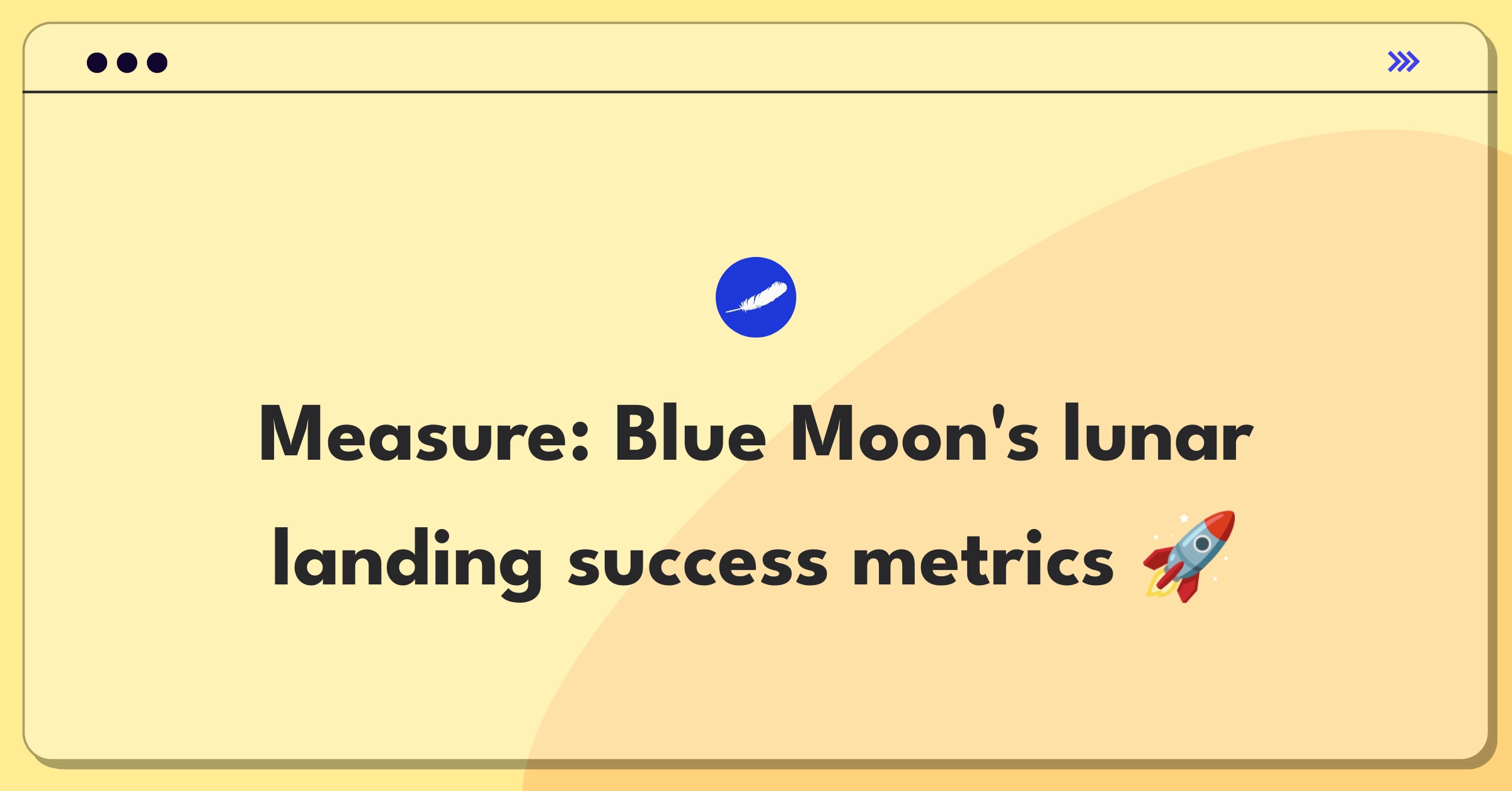 Blue Origin Lunar Lander Success | Metrics Product Interview - NextSprints