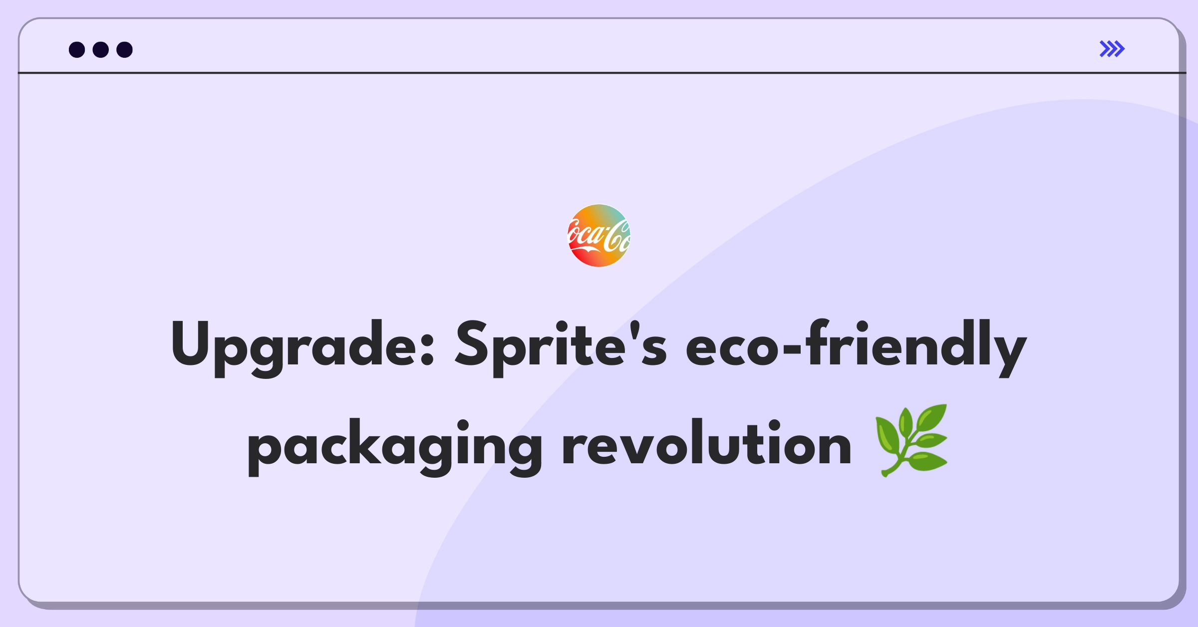 Coca-Cola Sprite Eco-Packaging | Product Improvement Case - NextSprints