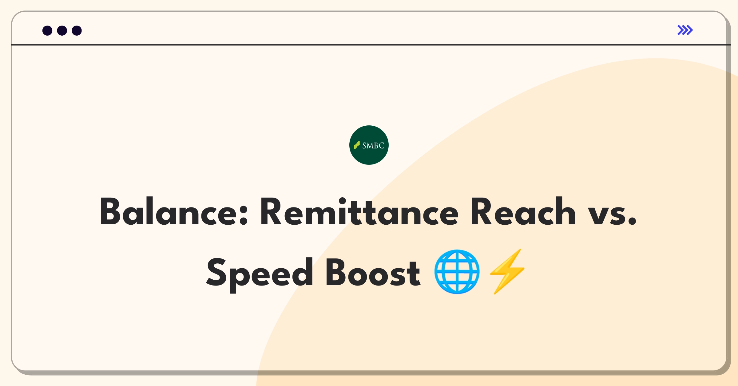 Sumitomo Mitsui Remittance Tradeoff | Strategy Interview - NextSprints