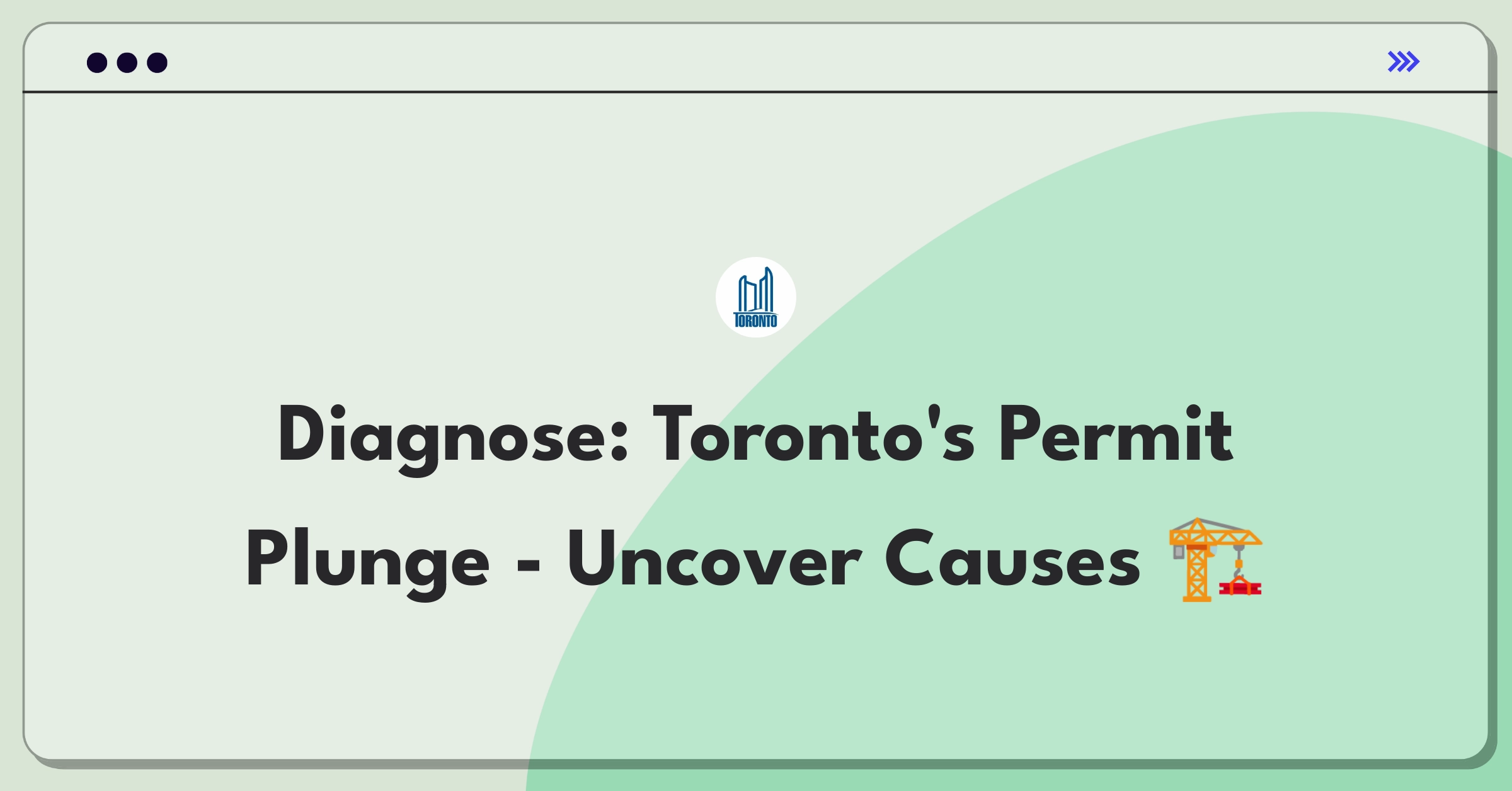Toronto Building Permit Decline | Product RCA Interview - NextSprints