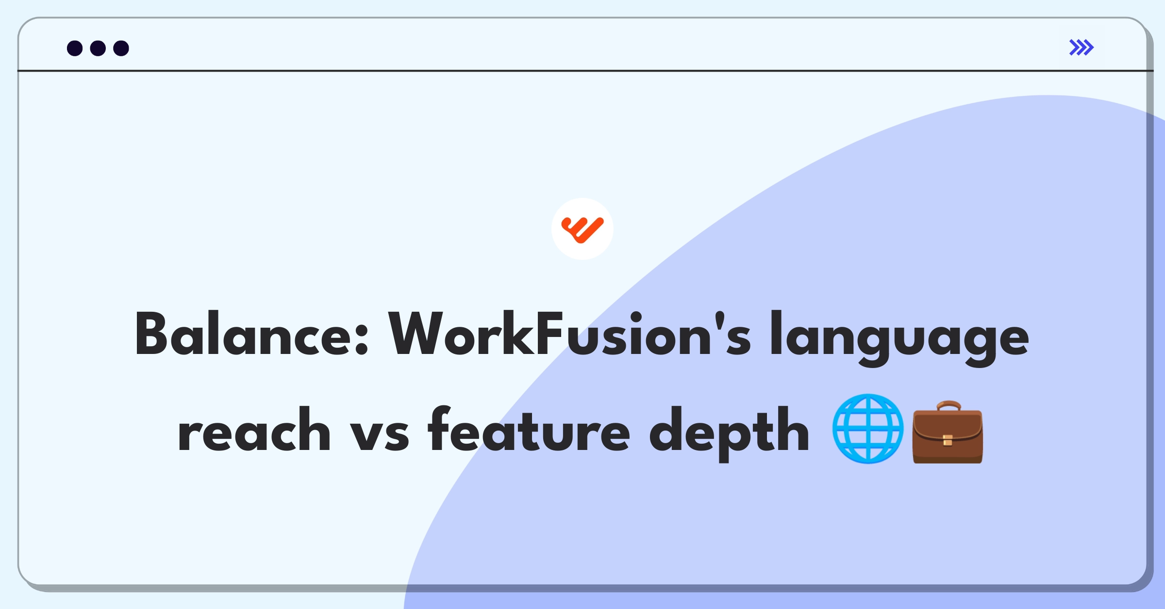 WorkFusion Language vs Core Features | Product Trade-Off - NextSprints