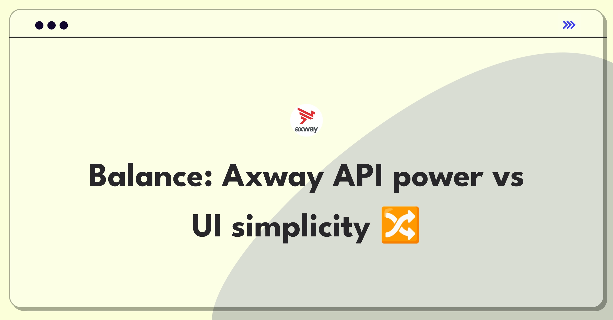 Axway API vs UI Prioritization | Product Trade-Off Interview - NextSprints