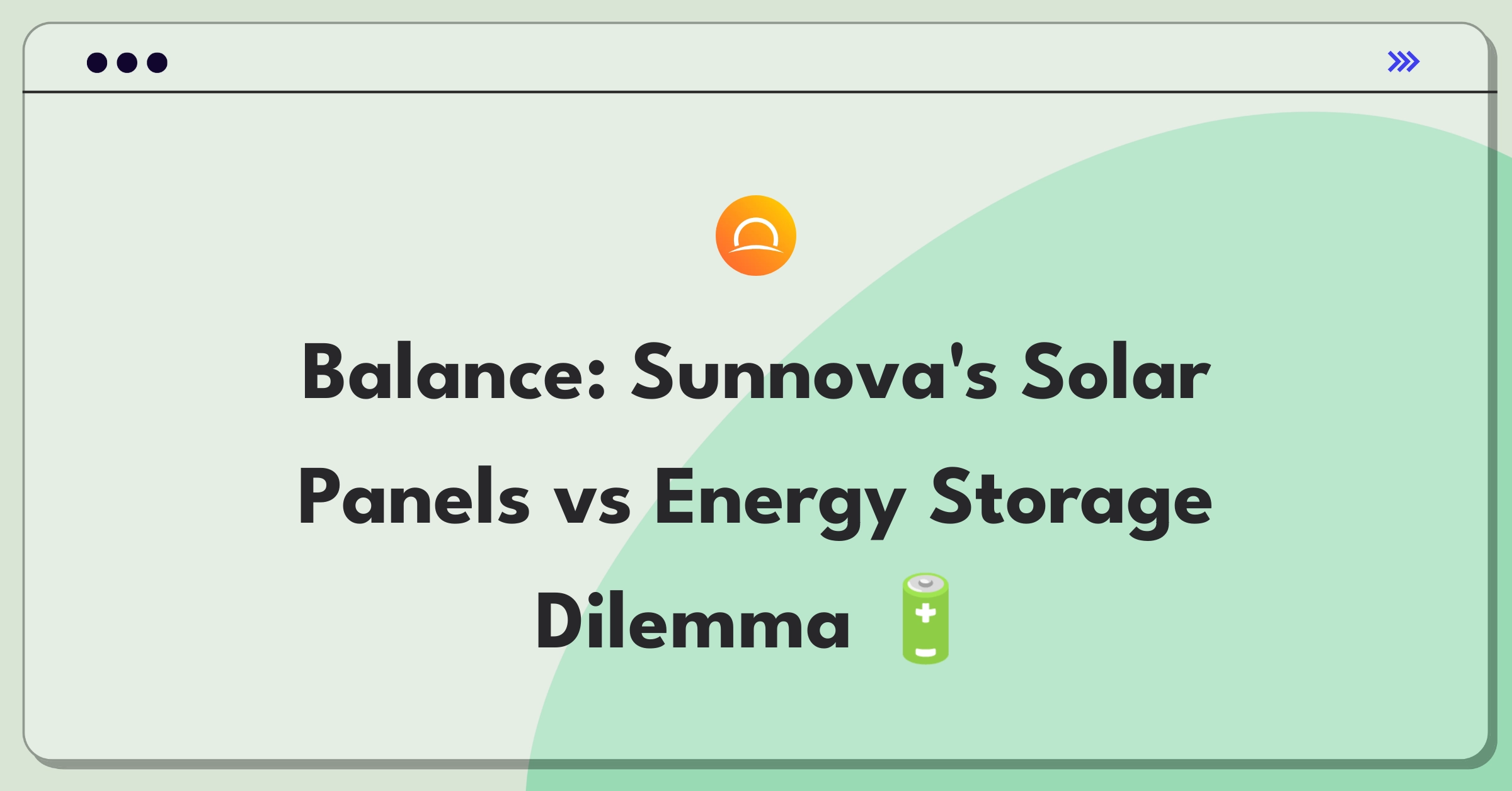 Sunnova Energy Product Prioritization | Strategy Interview - NextSprints