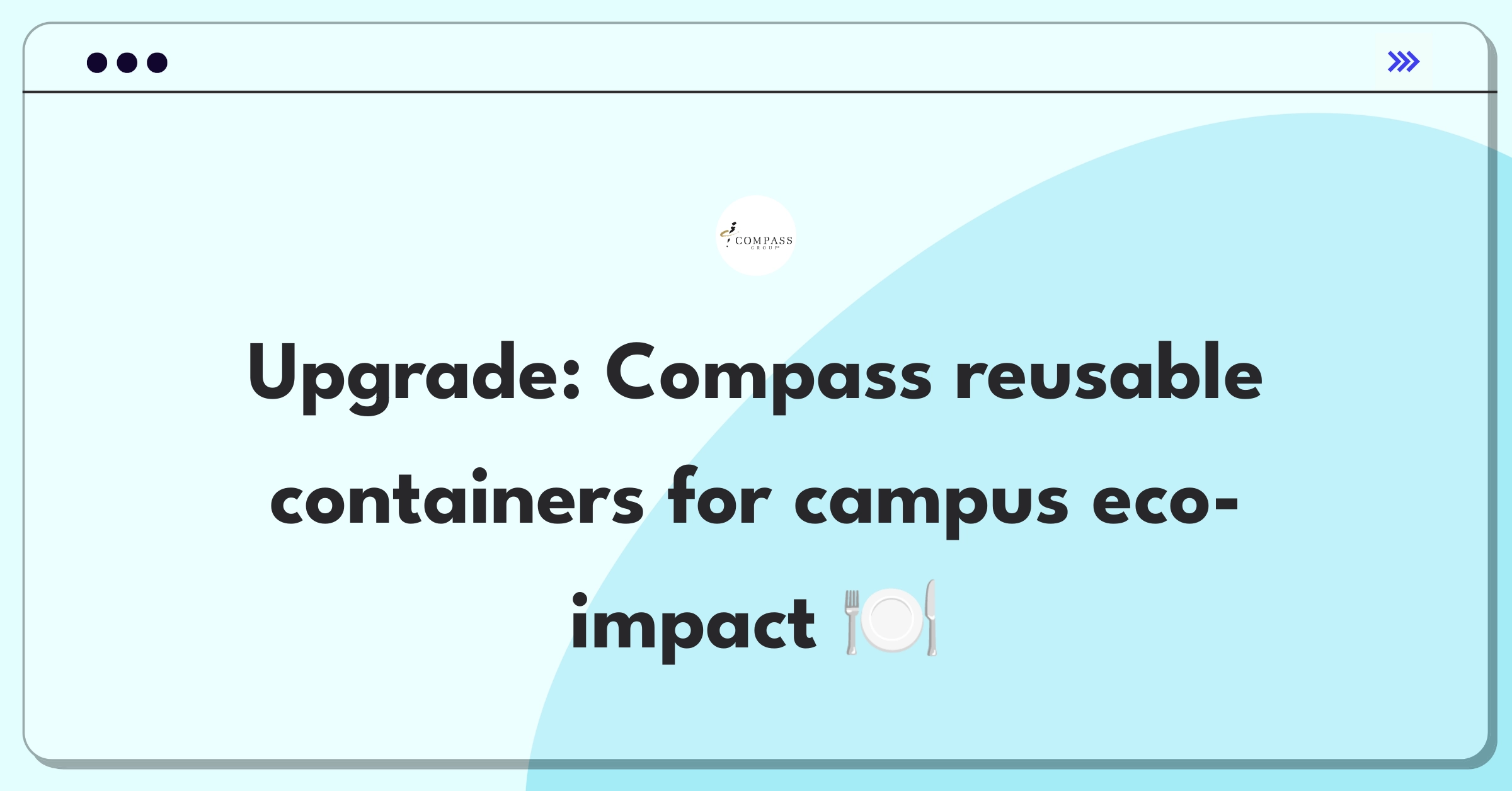 Compass Group Reusable Container Adoption | Product Improvement - NextSprints