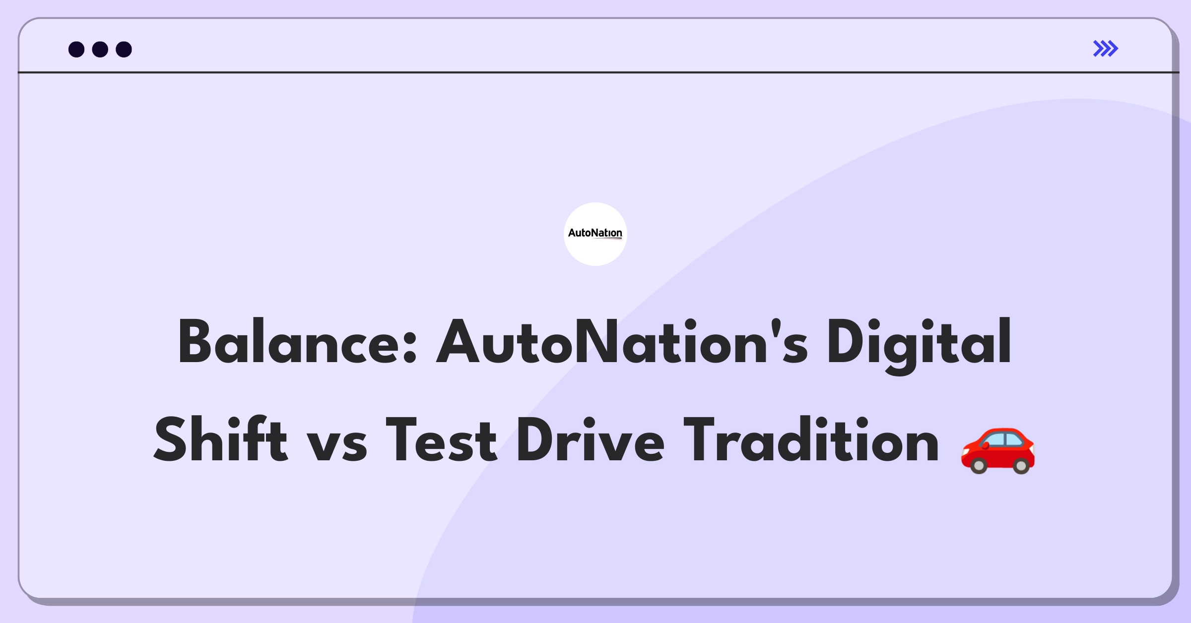 AutoNation Digital vs Physical | Product Trade-Off Interview - NextSprints
