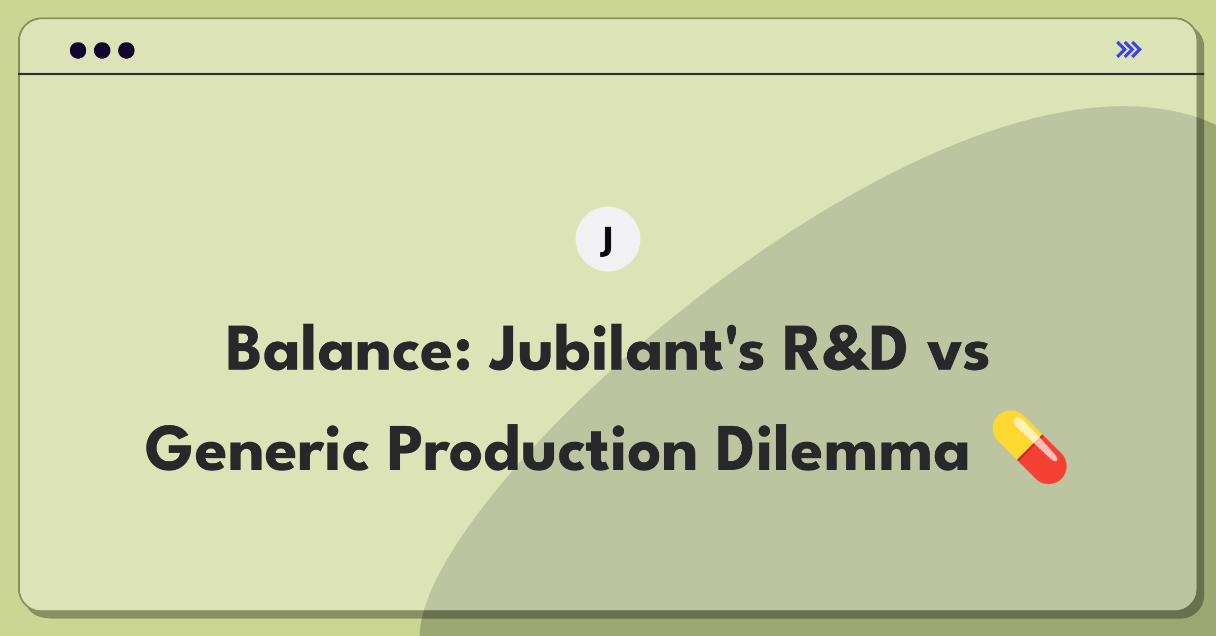 Jubilant Pharma R&D Tradeoff | Product Strategy Interview - NextSprints