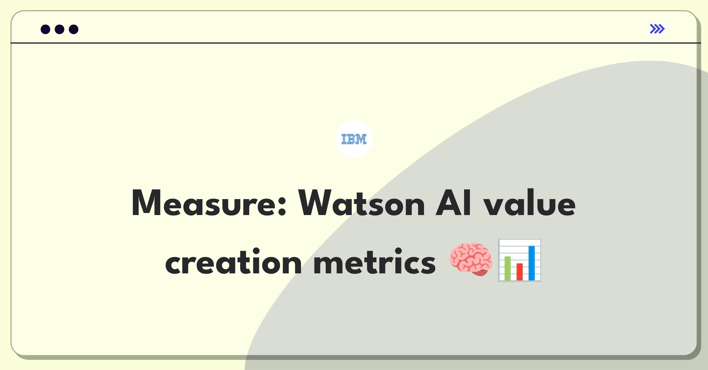 IBM Watson AI Success Metrics | Analytics Product Interview - NextSprints