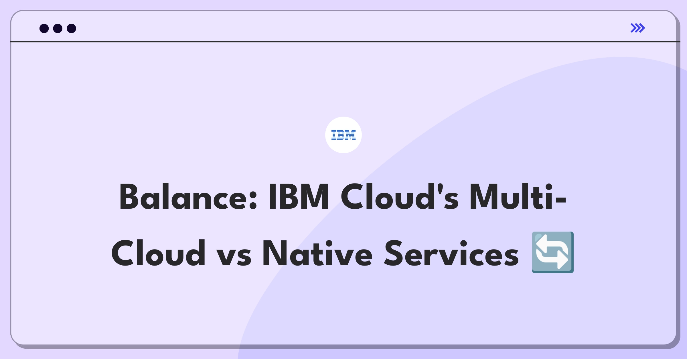 IBM Cloud Strategy Dilemma | Product Trade-Off Interview - NextSprints