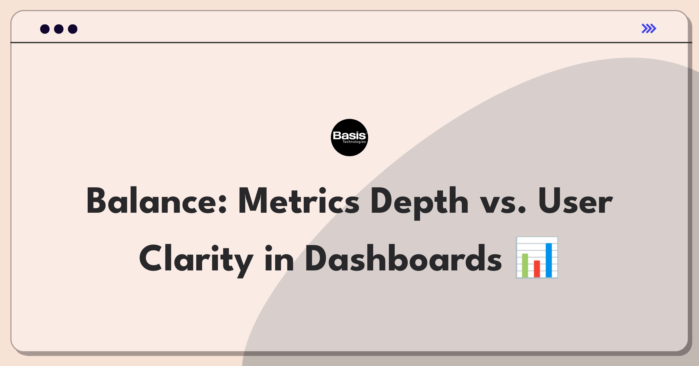 Basis Technologies Dashboard Metrics | Product Trade-Off Case - NextSprints