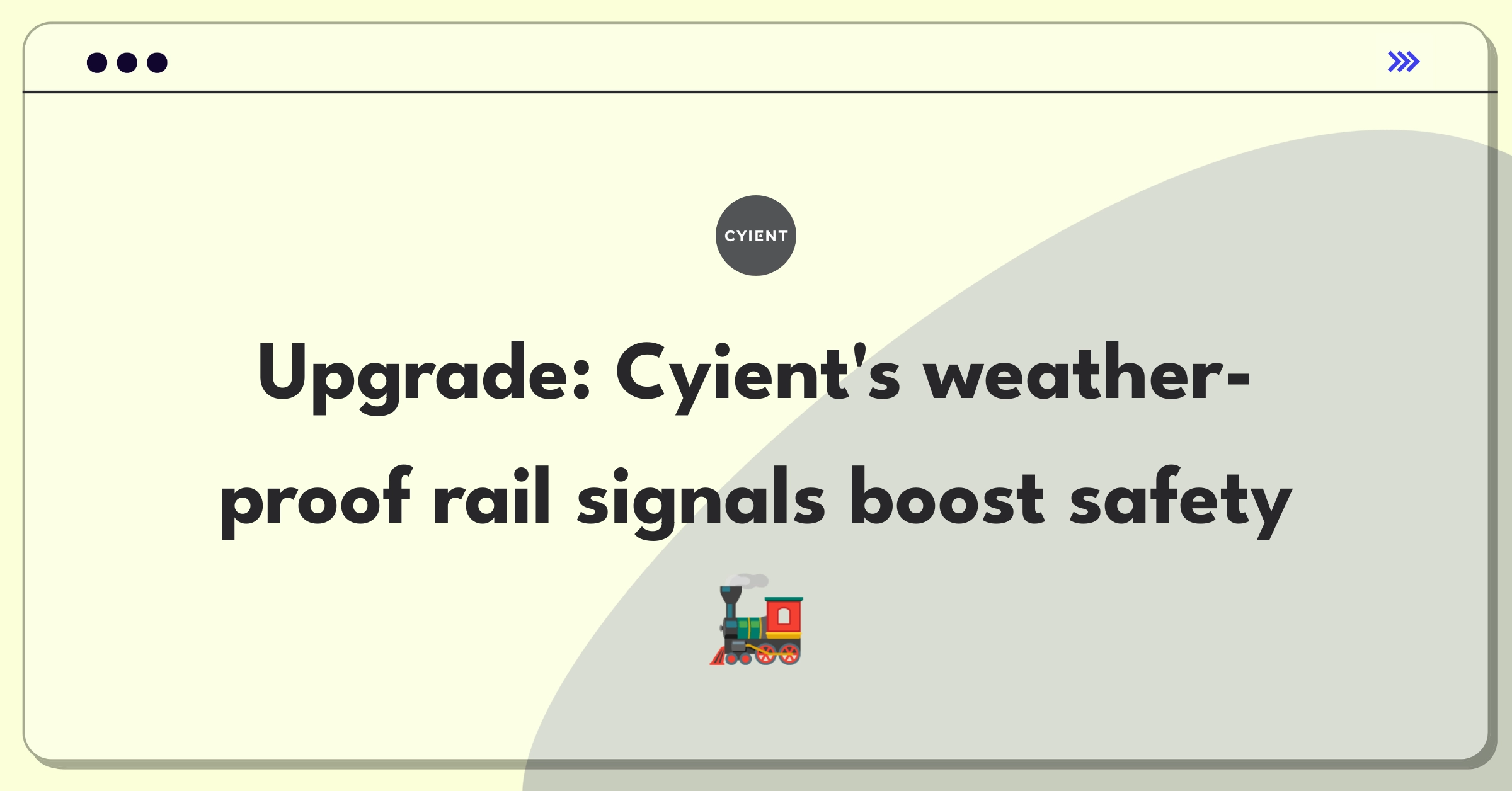 Cyient Rail Signaling Safety | Product Improvement Case - NextSprints