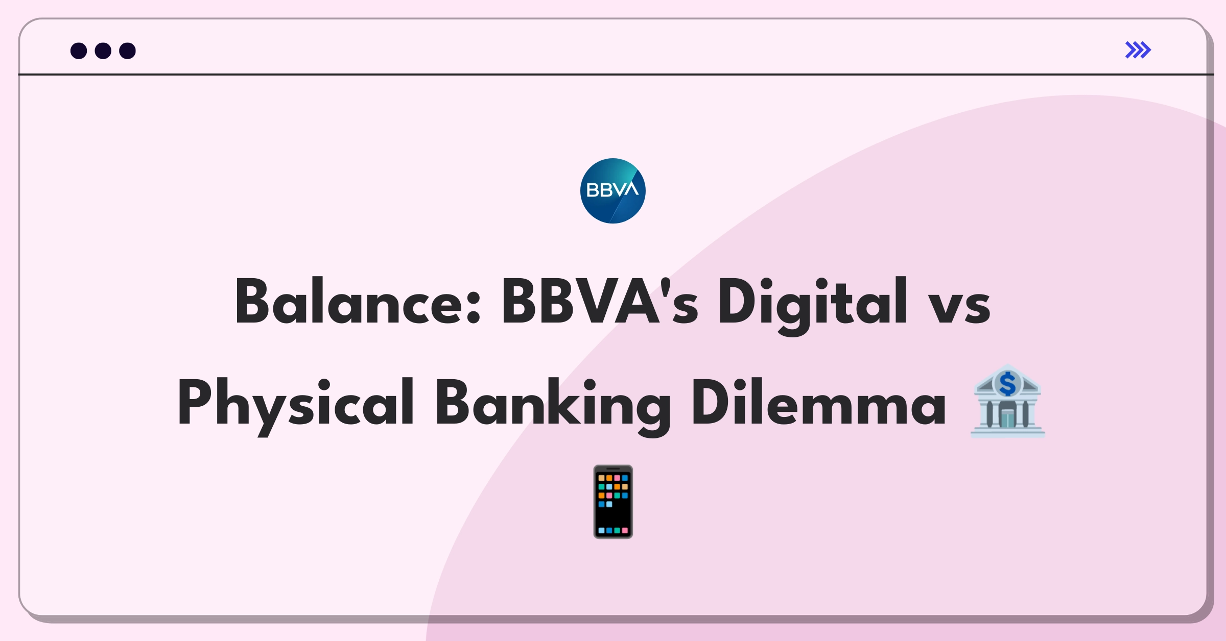 BBVA Mobile vs Branch Tradeoff | Product Strategy Interview - NextSprints