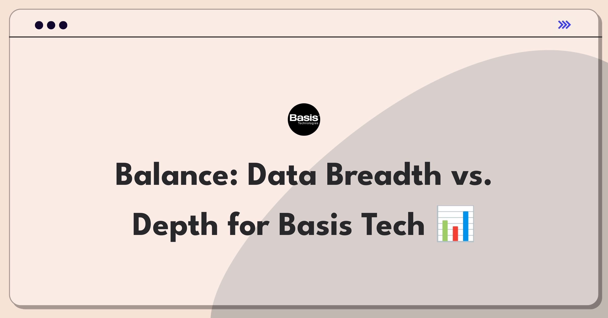 Basis Technologies Data Platform Tradeoff | Product Strategy - NextSprints