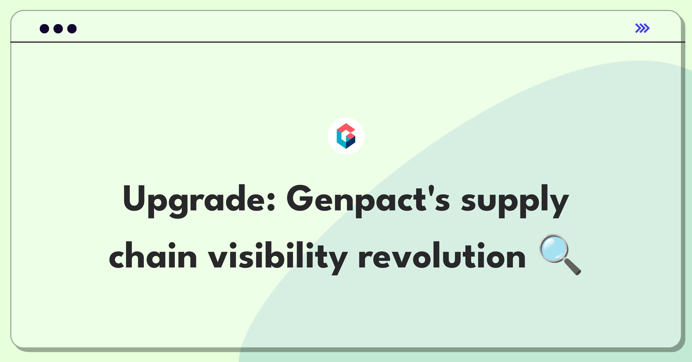 Genpact Supply Chain Visibility | Product Improvement Case - NextSprints