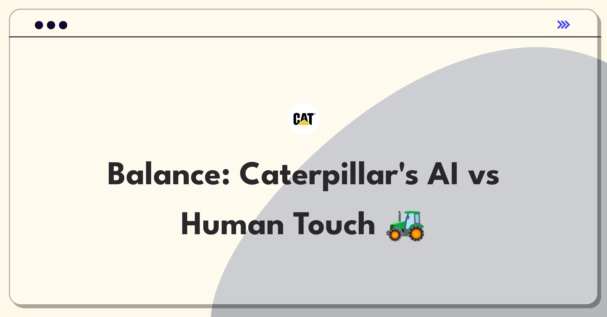 Caterpillar Autonomous Vehicle Tradeoff | Product Strategy Case ...