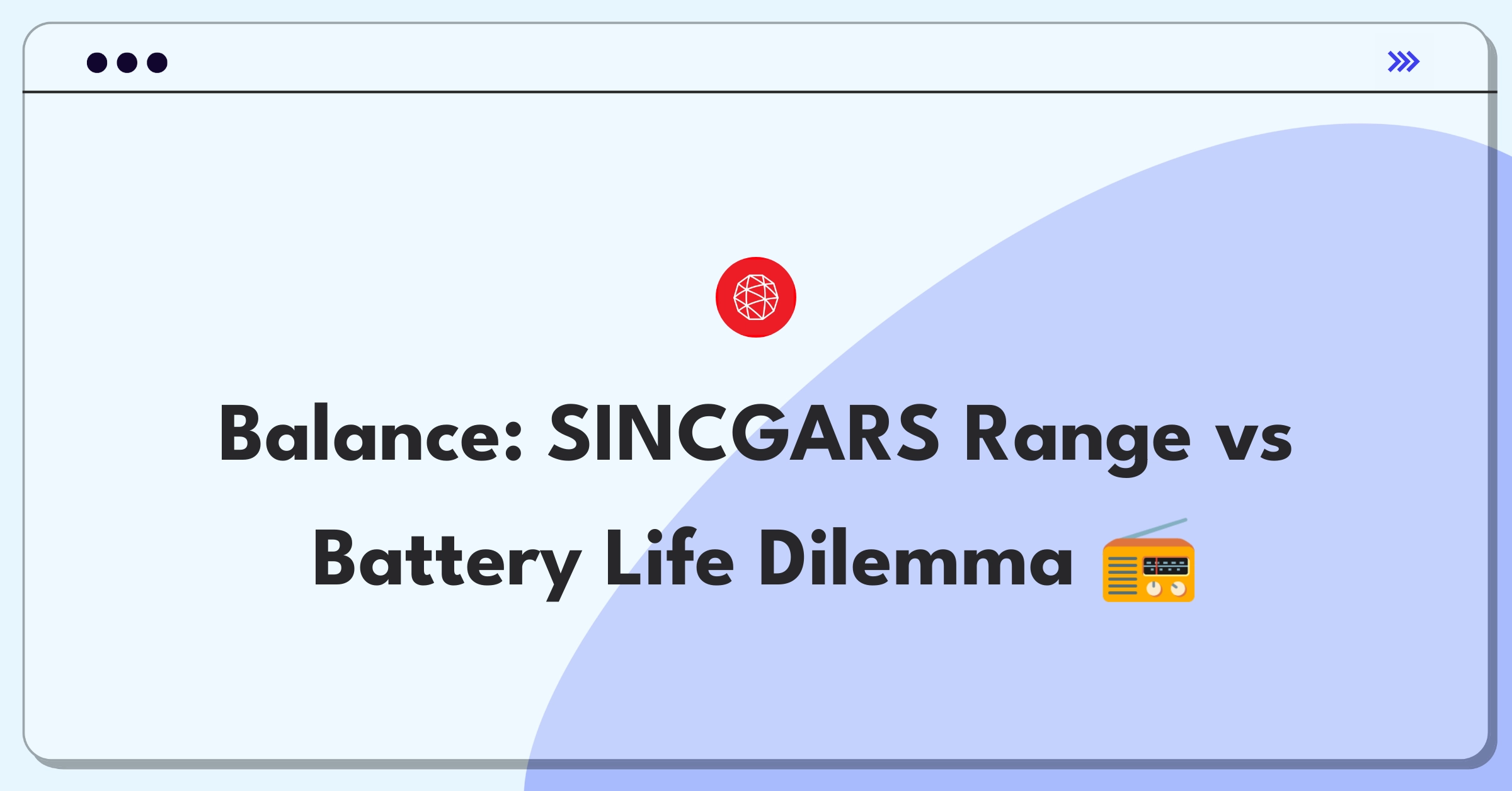 L3Harris SINCGARS Radio Tradeoff | Product Strategy Interview - NextSprints