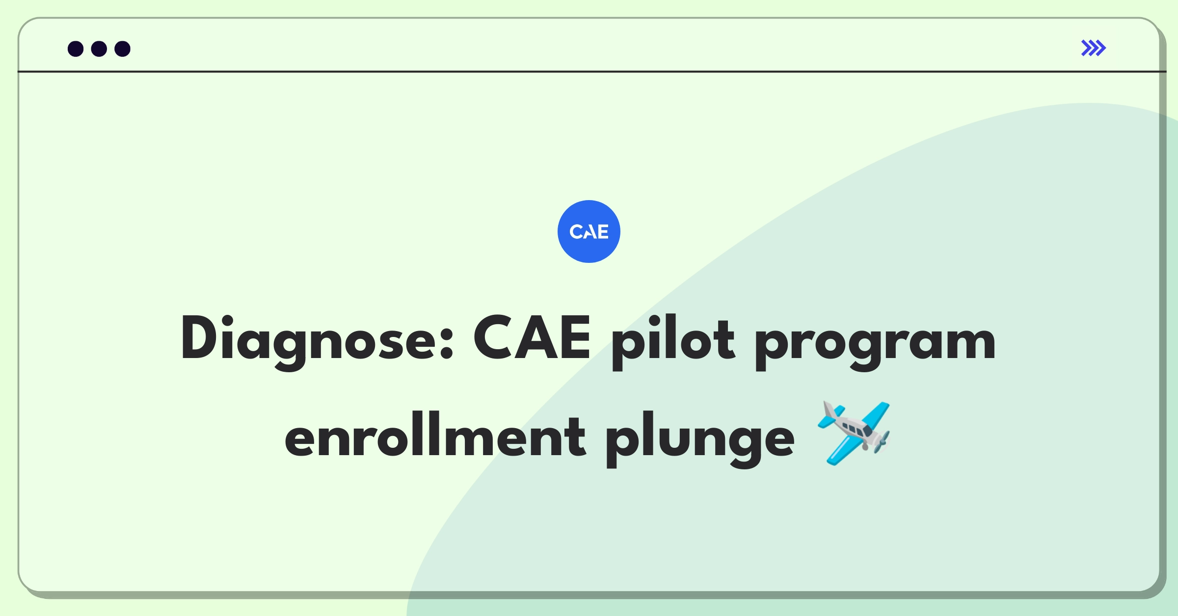 CAE Pilot Training Enrollment Drop | RCA Product Interview - NextSprints