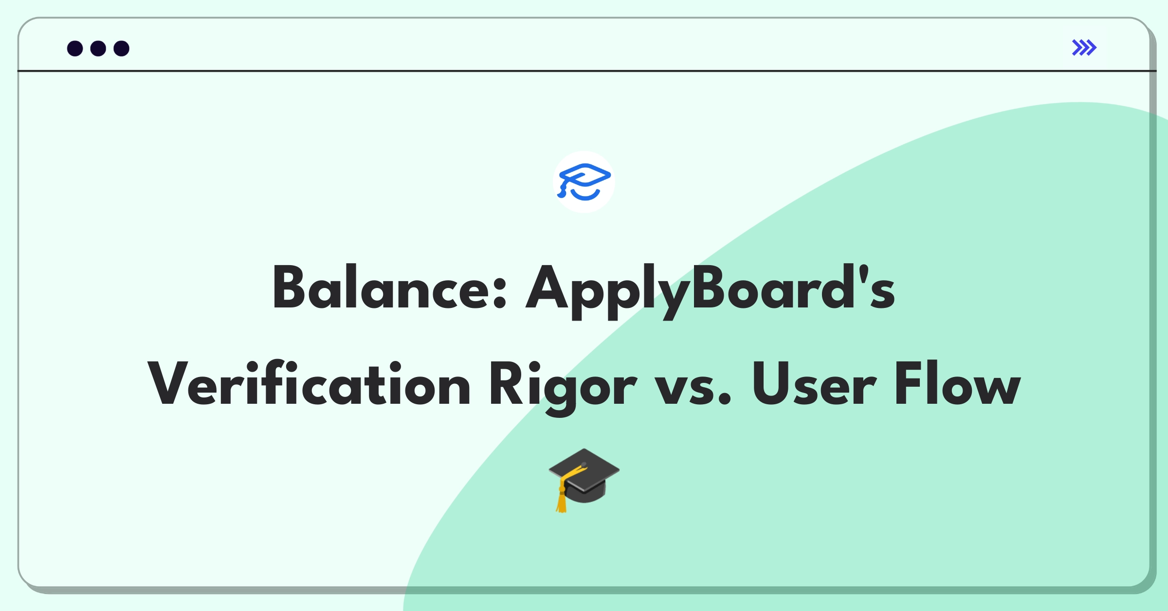 ApplyBoard Verification vs UX | Product Trade-Off Interview - NextSprints