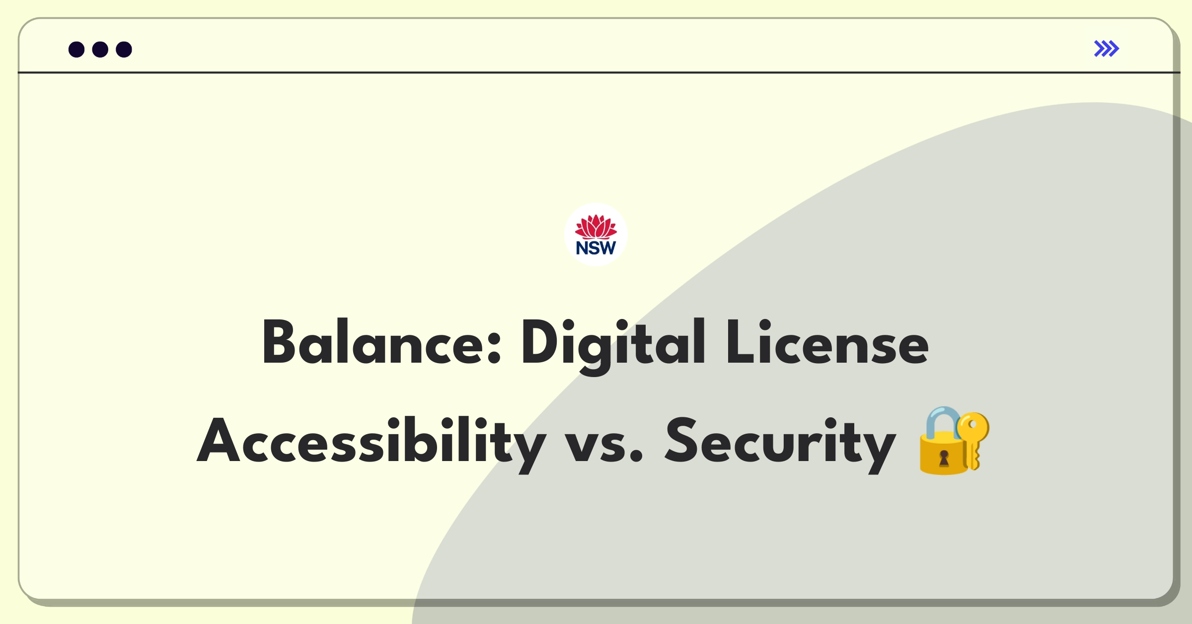 Service NSW Digital License Security | Product Trade-Off Case - NextSprints