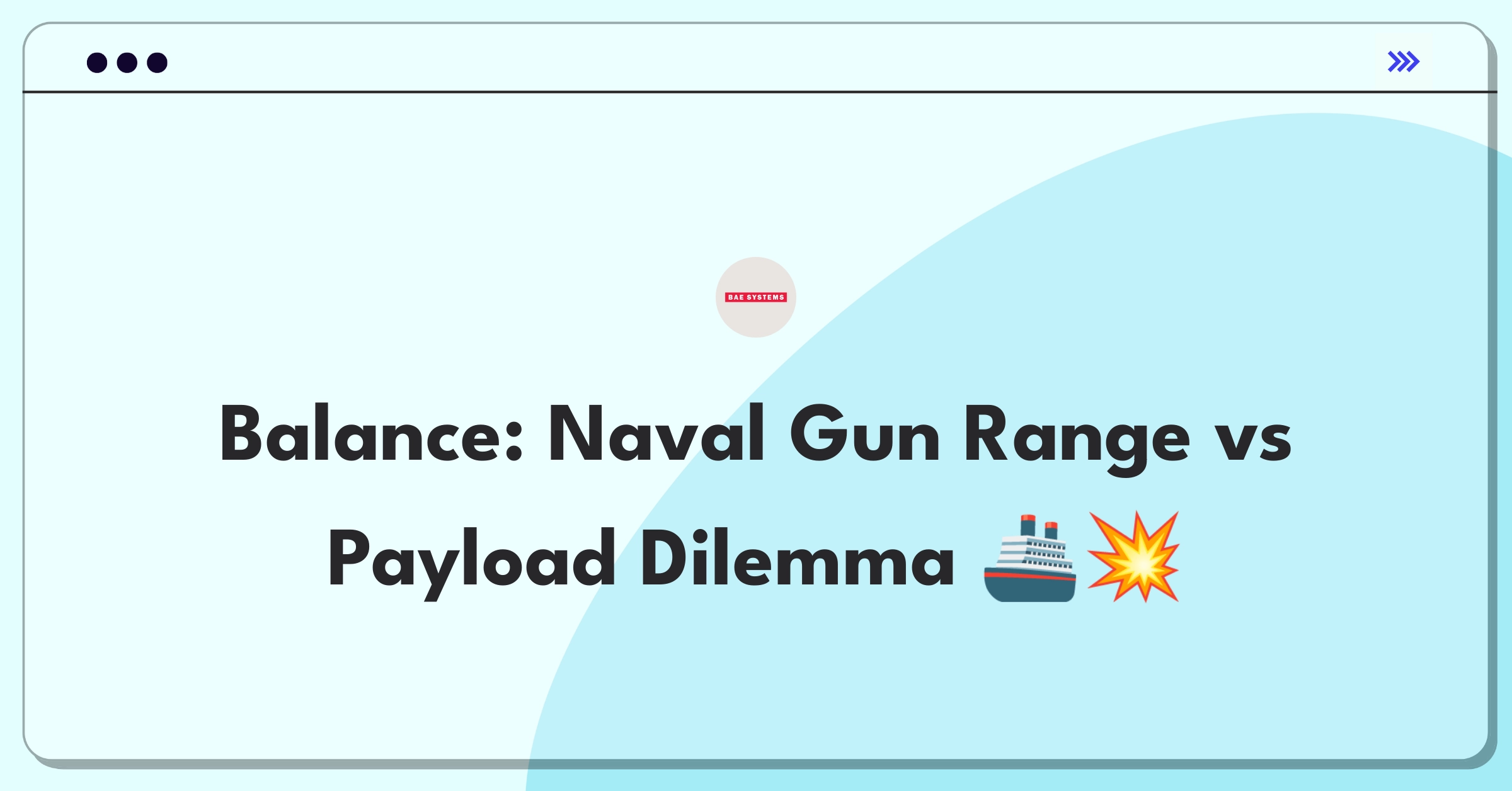 BAE Systems Naval Gun Range vs Payload | Product Trade-Off - NextSprints