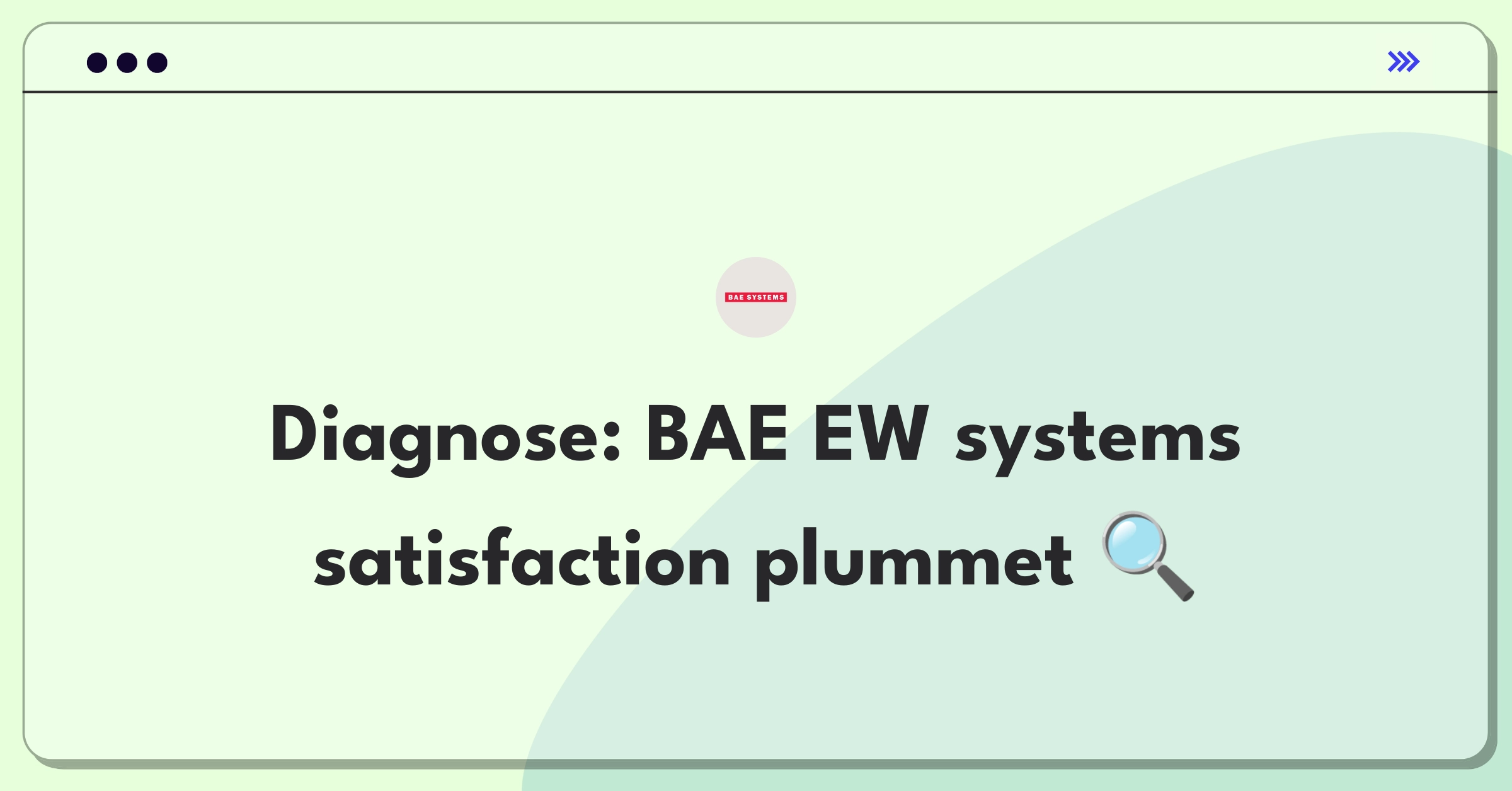 BAE Systems Customer Satisfaction Drop | Product RCA Interview ...