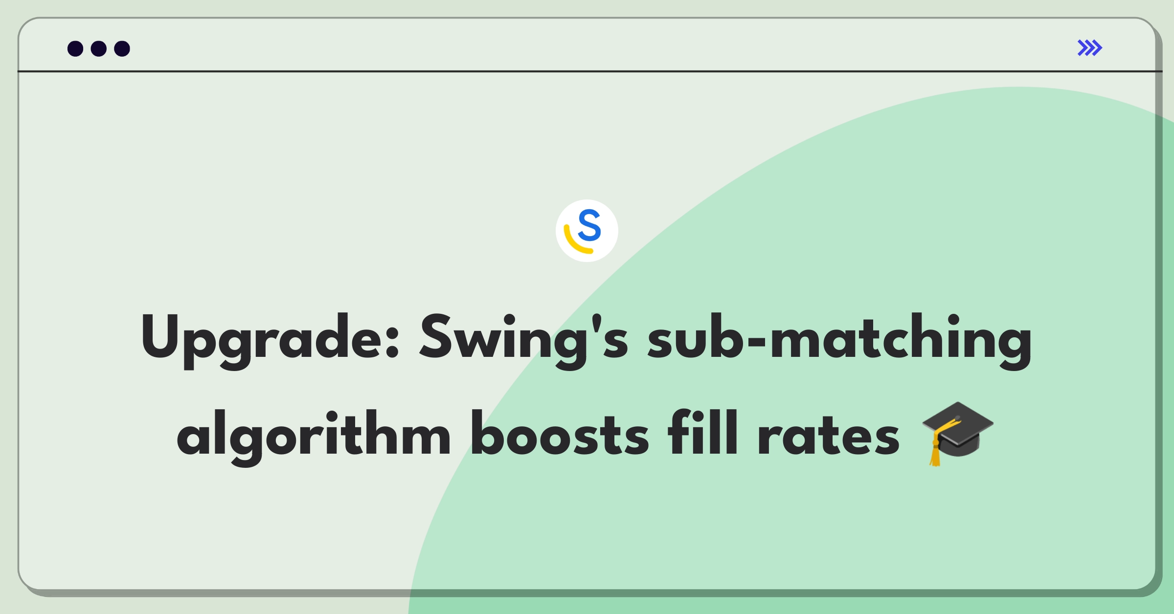 Swing Education Matching Algorithm Product Improvement Case Nextsprints