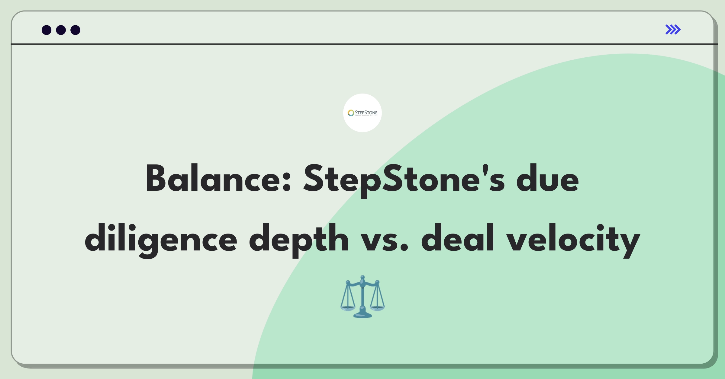 StepStone Due Diligence Speed | Product Trade-Off Interview - NextSprints