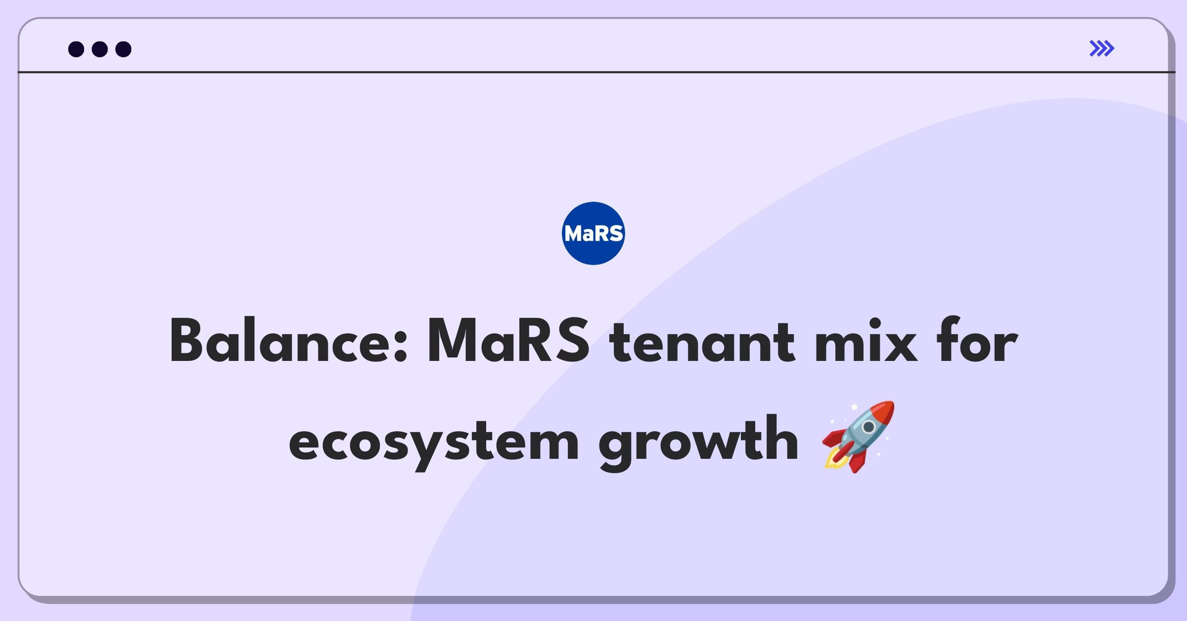 MaRS Tenant Mix Strategy | Product Trade-Off Interview - NextSprints