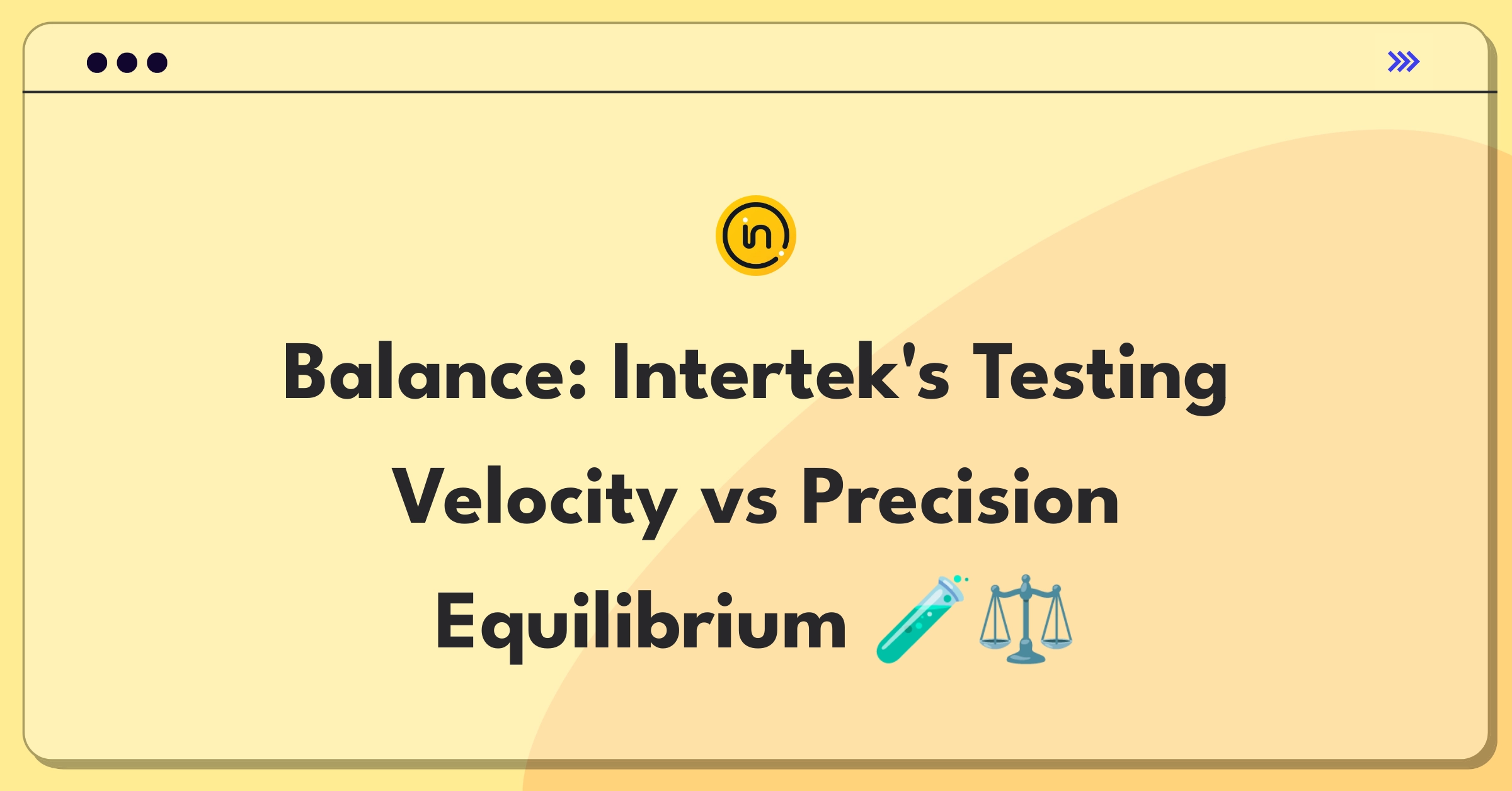 Intertek Chemical Testing Speed vs Quality | Trade-Off Case - NextSprints