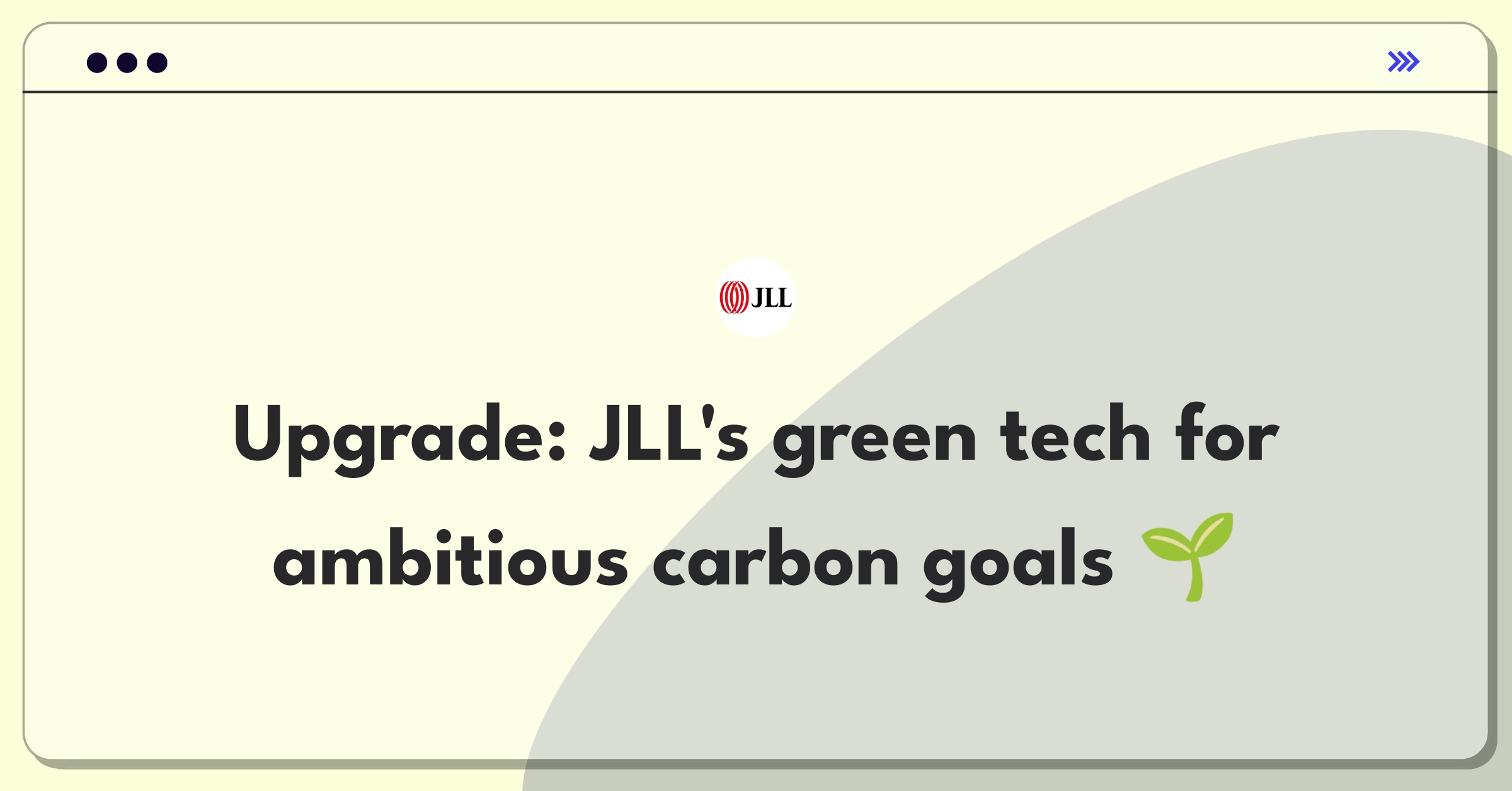JLL Sustainability Consulting Improvement | Product Strategy - NextSprints