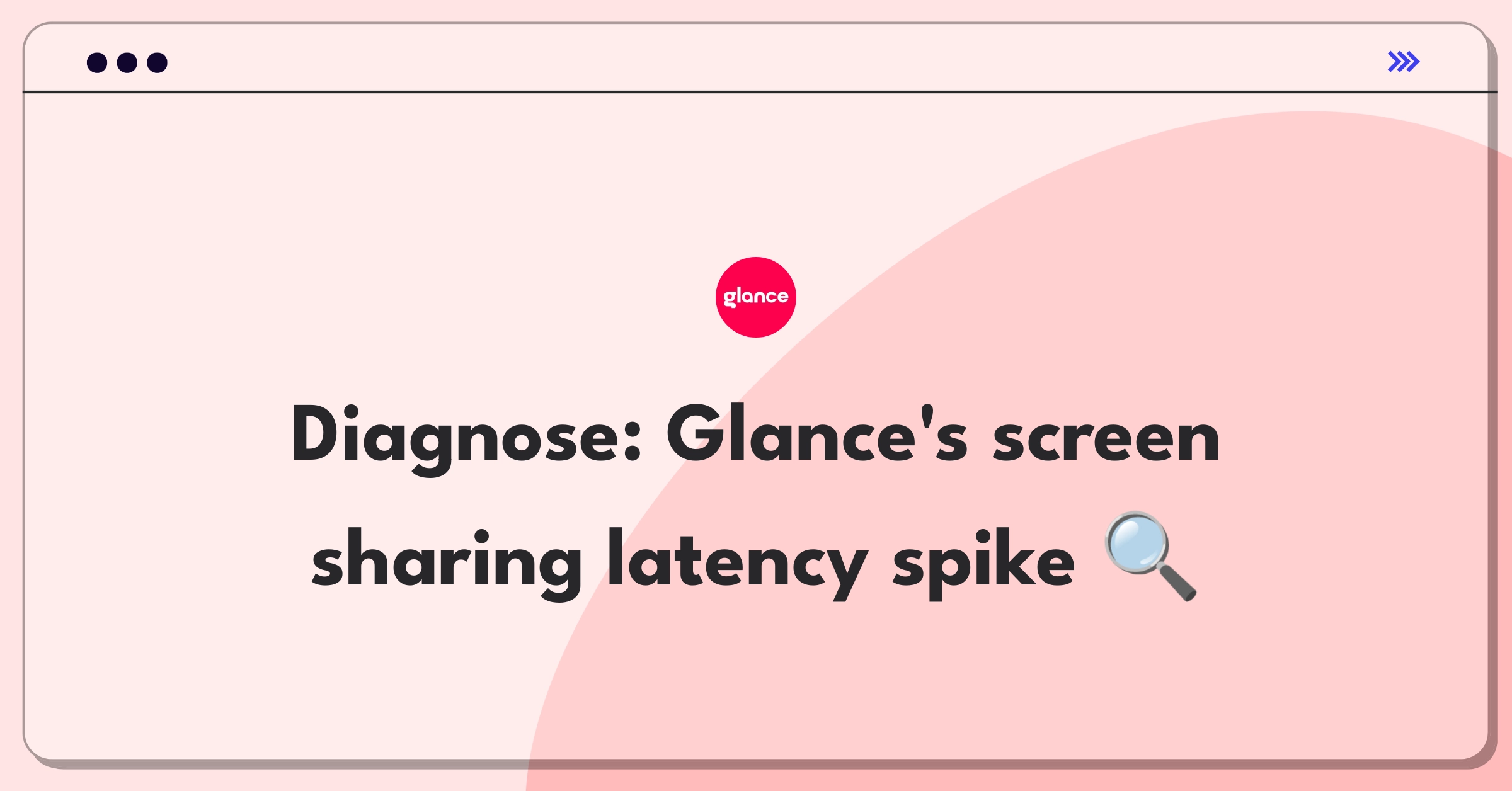 Glance Screen Sharing Latency | Product RCA Interview - NextSprints