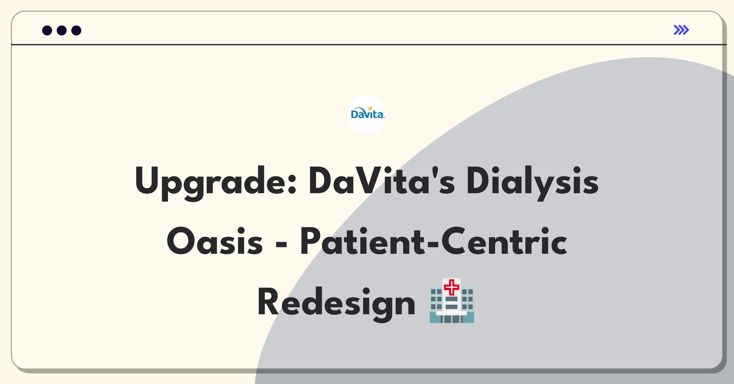 DaVita Dialysis Center Redesign | Product Improvement Case - NextSprints