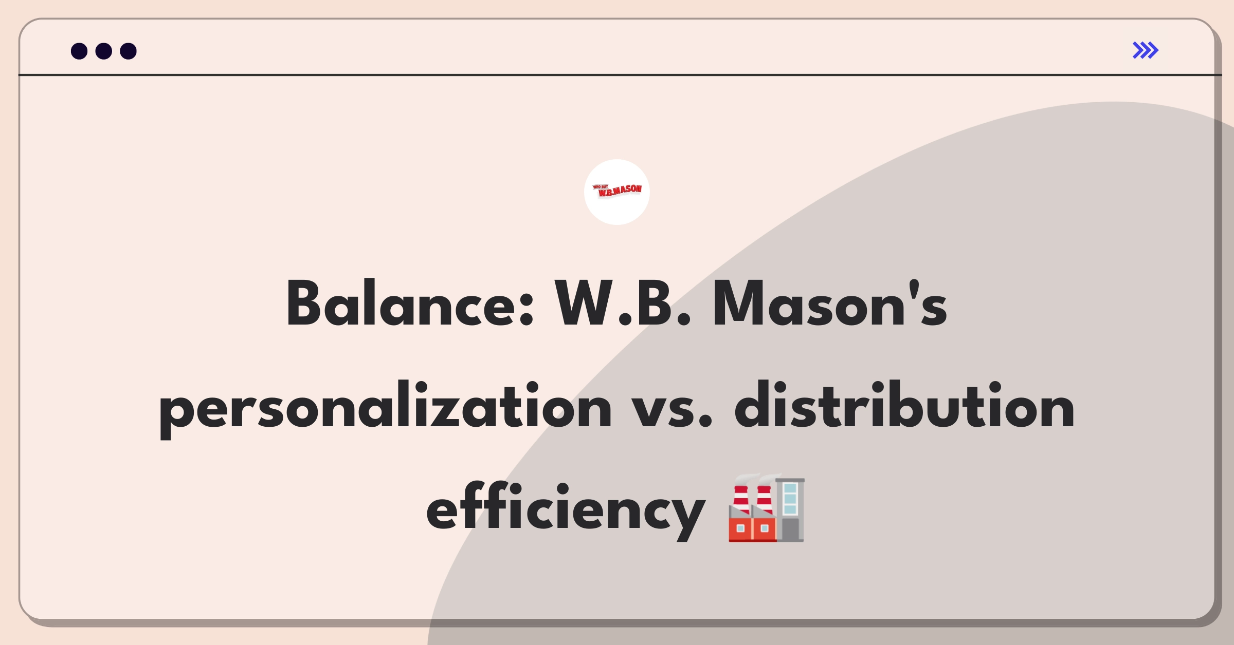 W.B. Mason Personalization vs Efficiency | Trade-Off Challenge ...