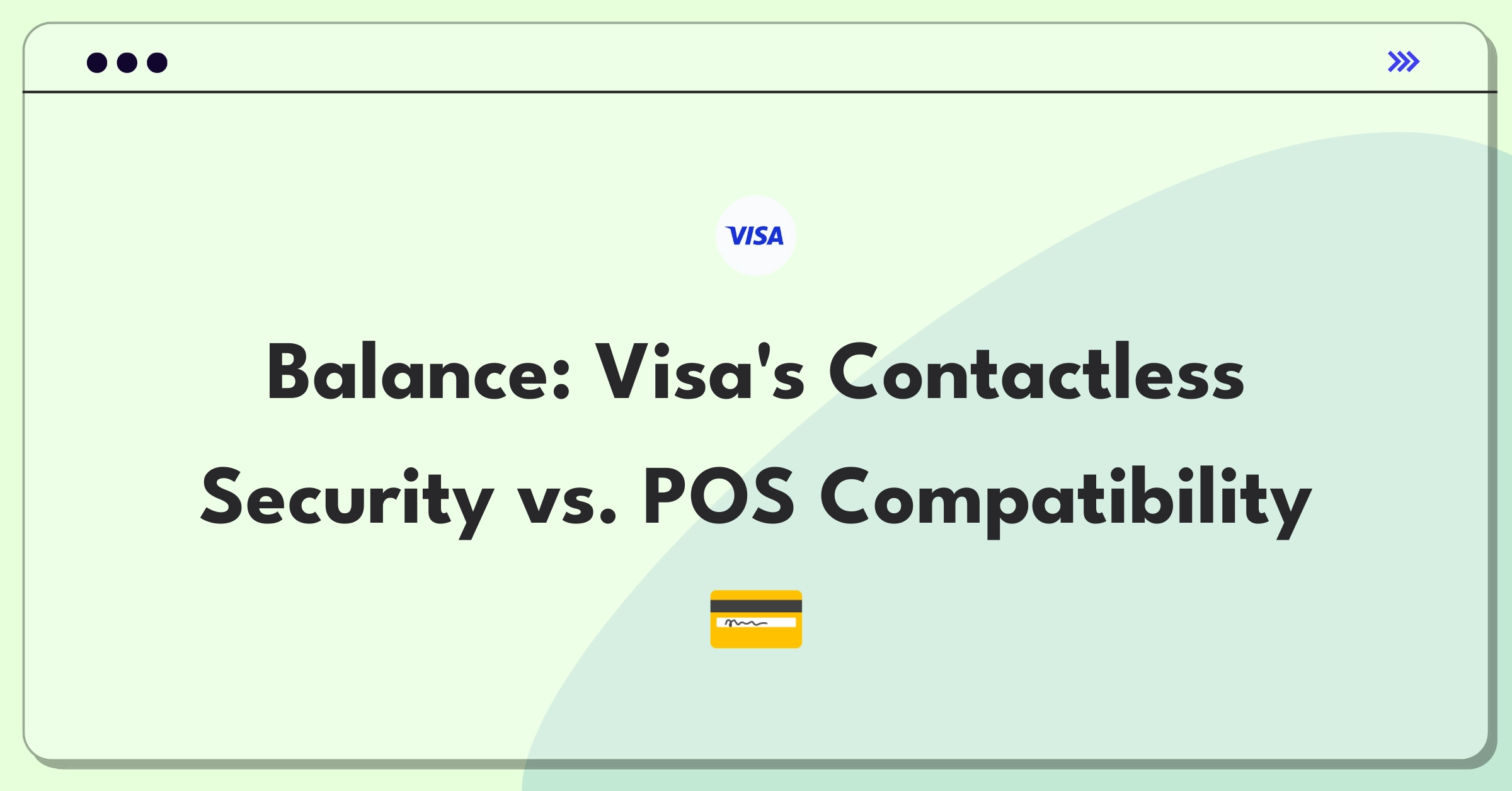 Visa Contactless Payment Security | Product Trade-Off Interview ...