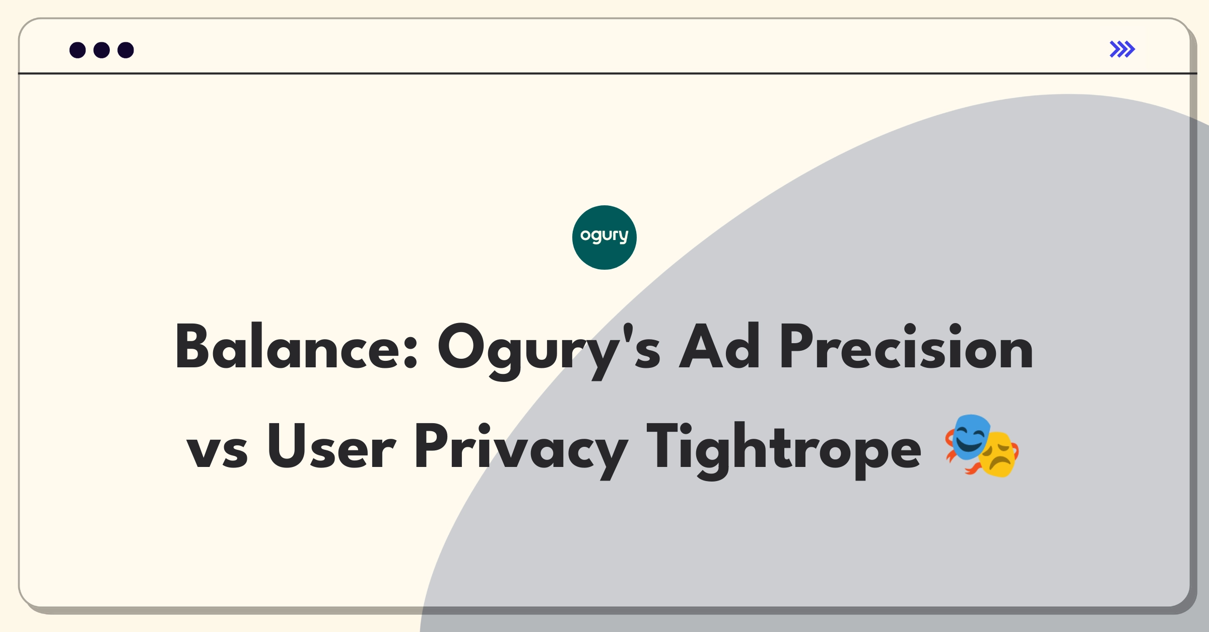 Ogury Privacy vs Ad Effectiveness | Product Trade-Off Interview - NextSprints