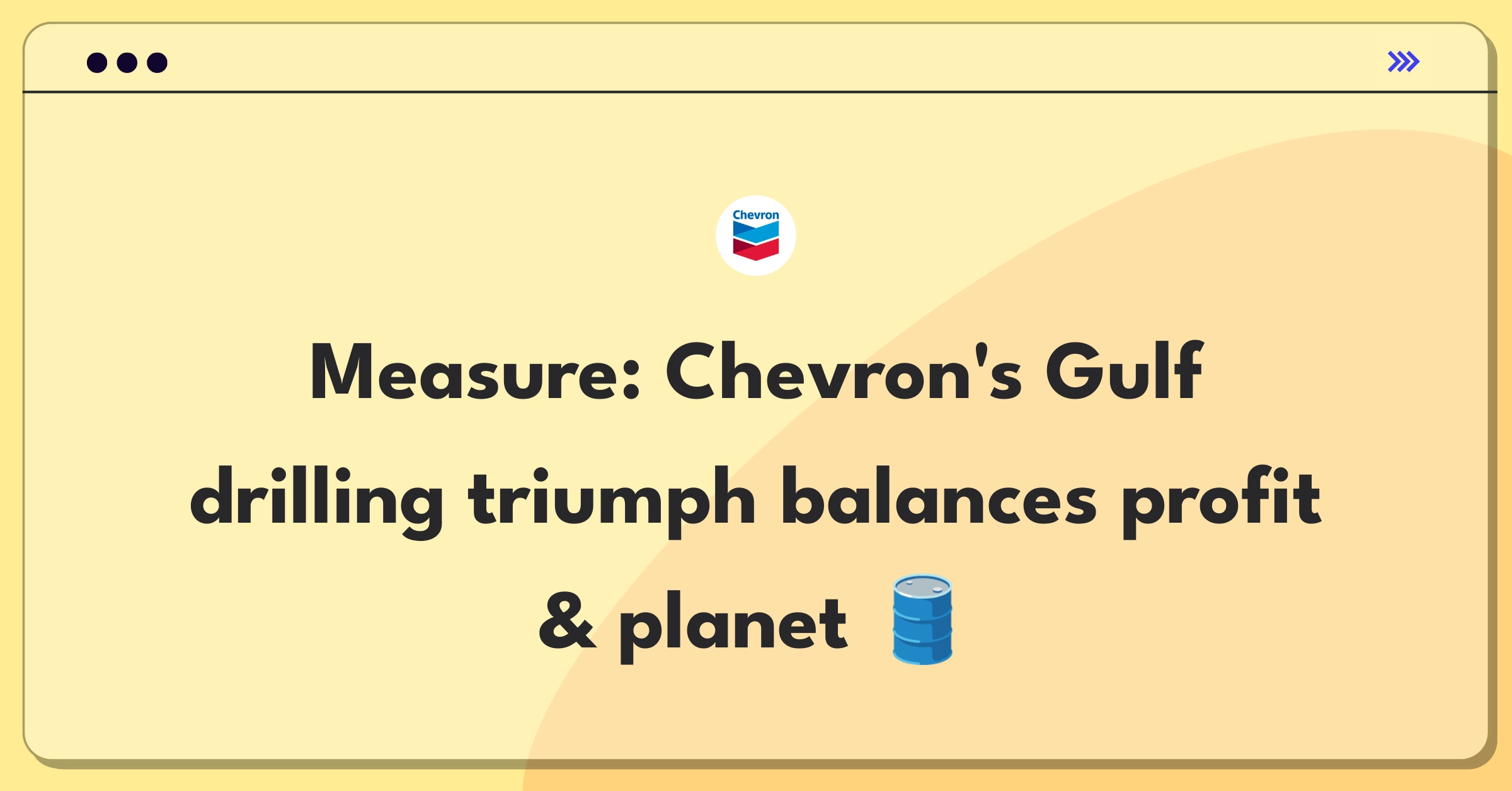 Chevron Offshore Drilling Success | Metrics Product Interview - NextSprints