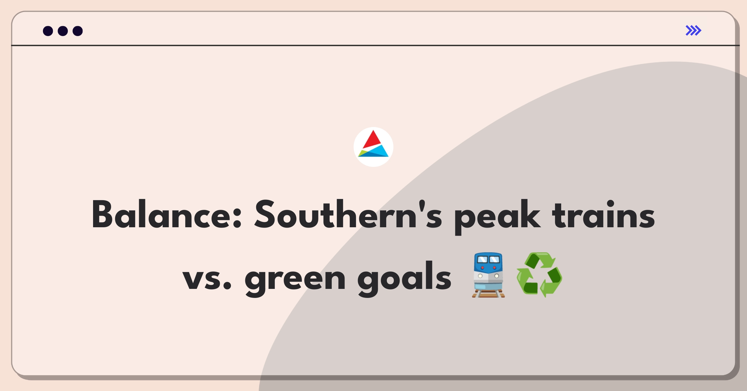 Southern Railway Frequency vs. Sustainability | Trade-Off Case ...