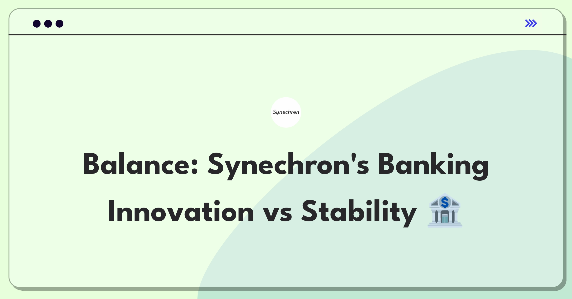 Synechron Banking Platform Tradeoff | Product Strategy Case - NextSprints