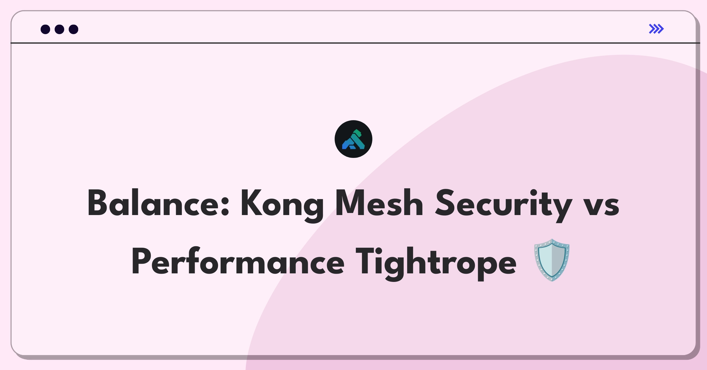 Kong Mesh Security-Performance Tradeoff | Product Strategy - NextSprints