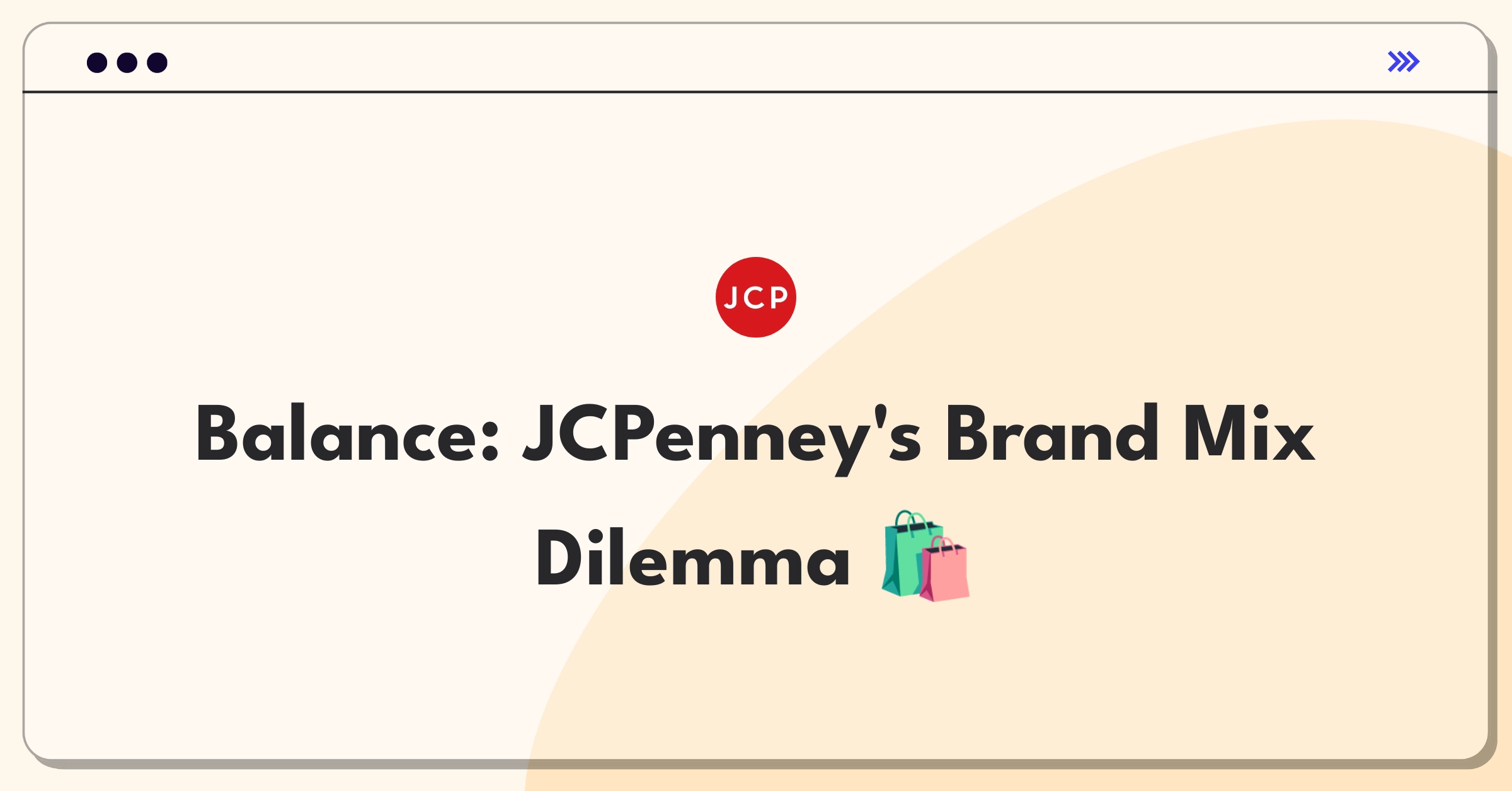 JCPenney Brand Strategy Tradeoff | Product Decision Interview - NextSprints