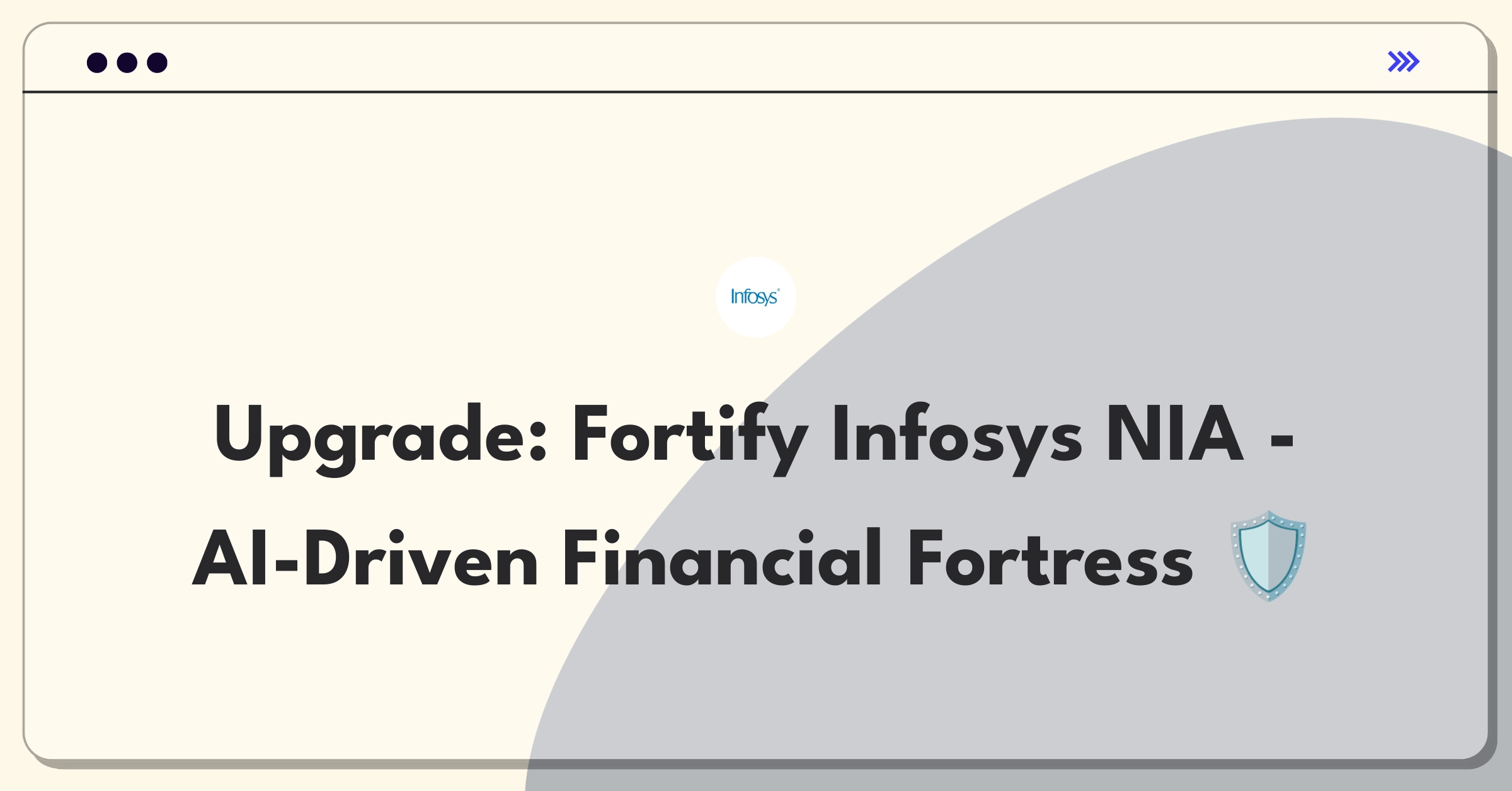 Infosys NIA Security Enhancement | Product Improvement Case - NextSprints