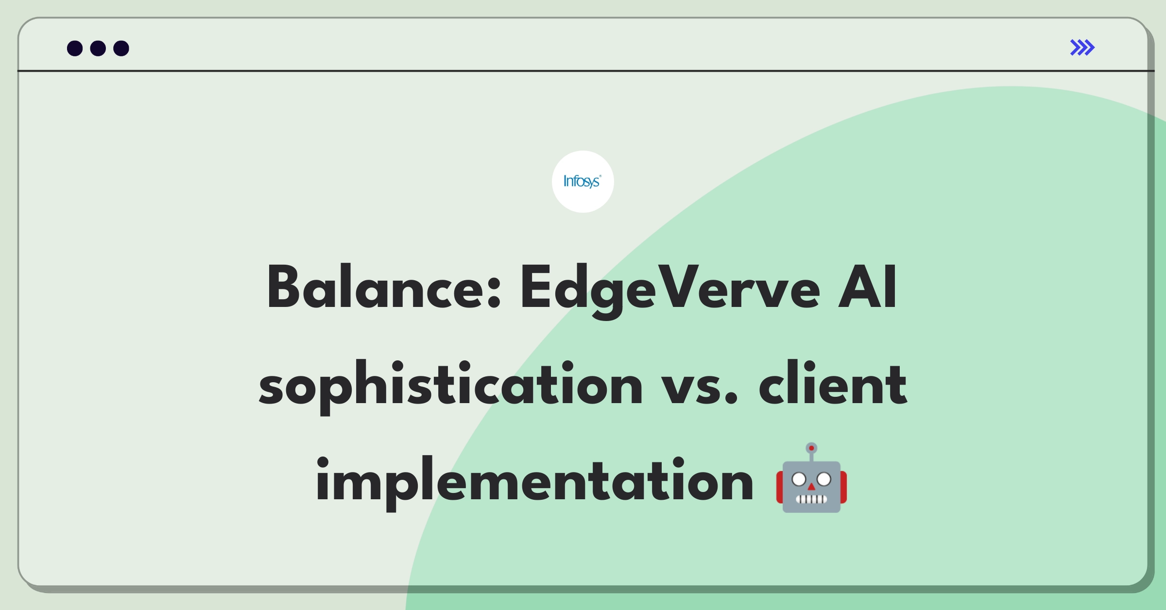 Infosys EdgeVerve AI Trade-off | Product Strategy Interview - NextSprints