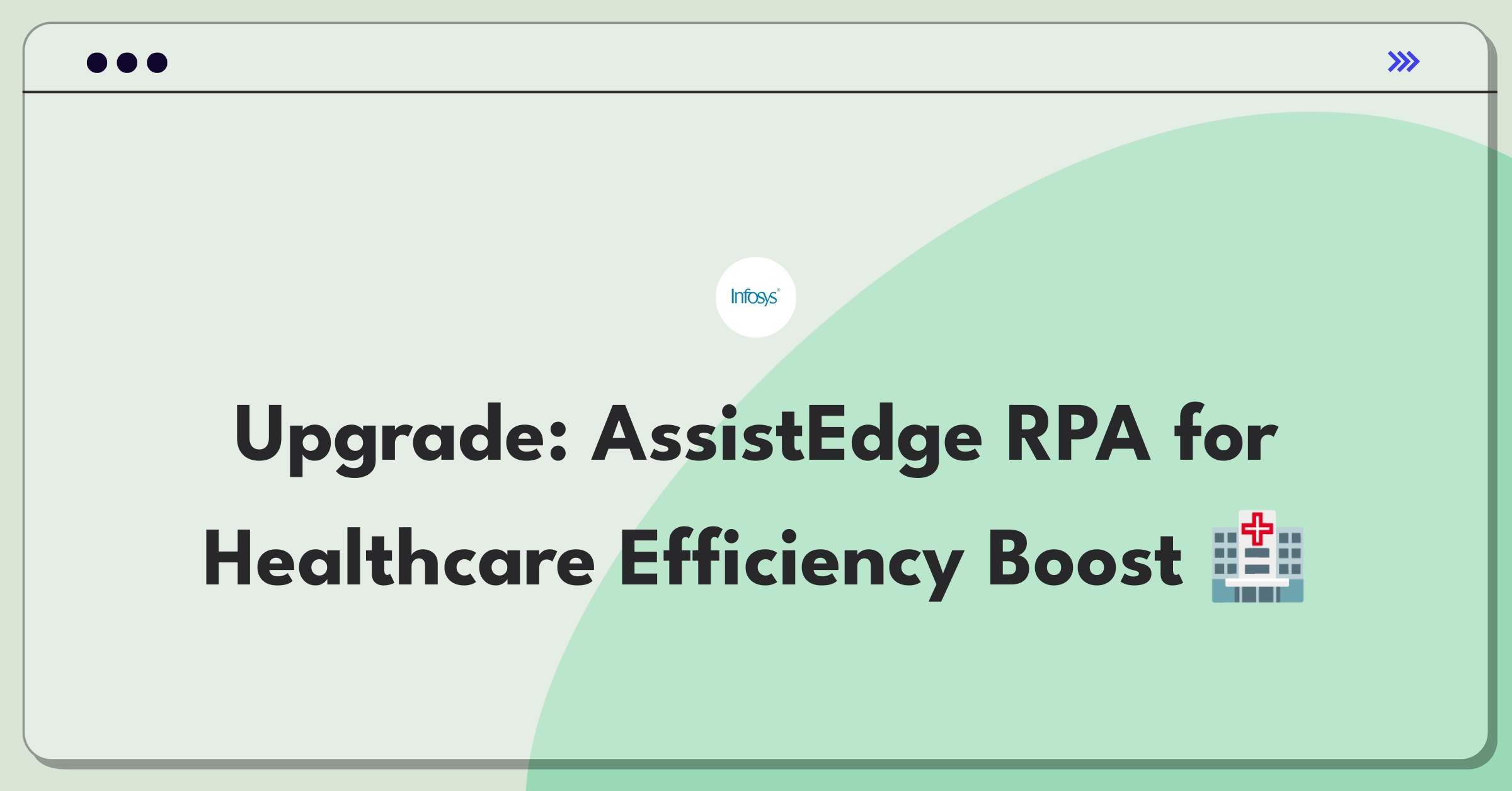 Infosys AssistEdge RPA Healthcare Efficiency | Product Improvement - NextSprints