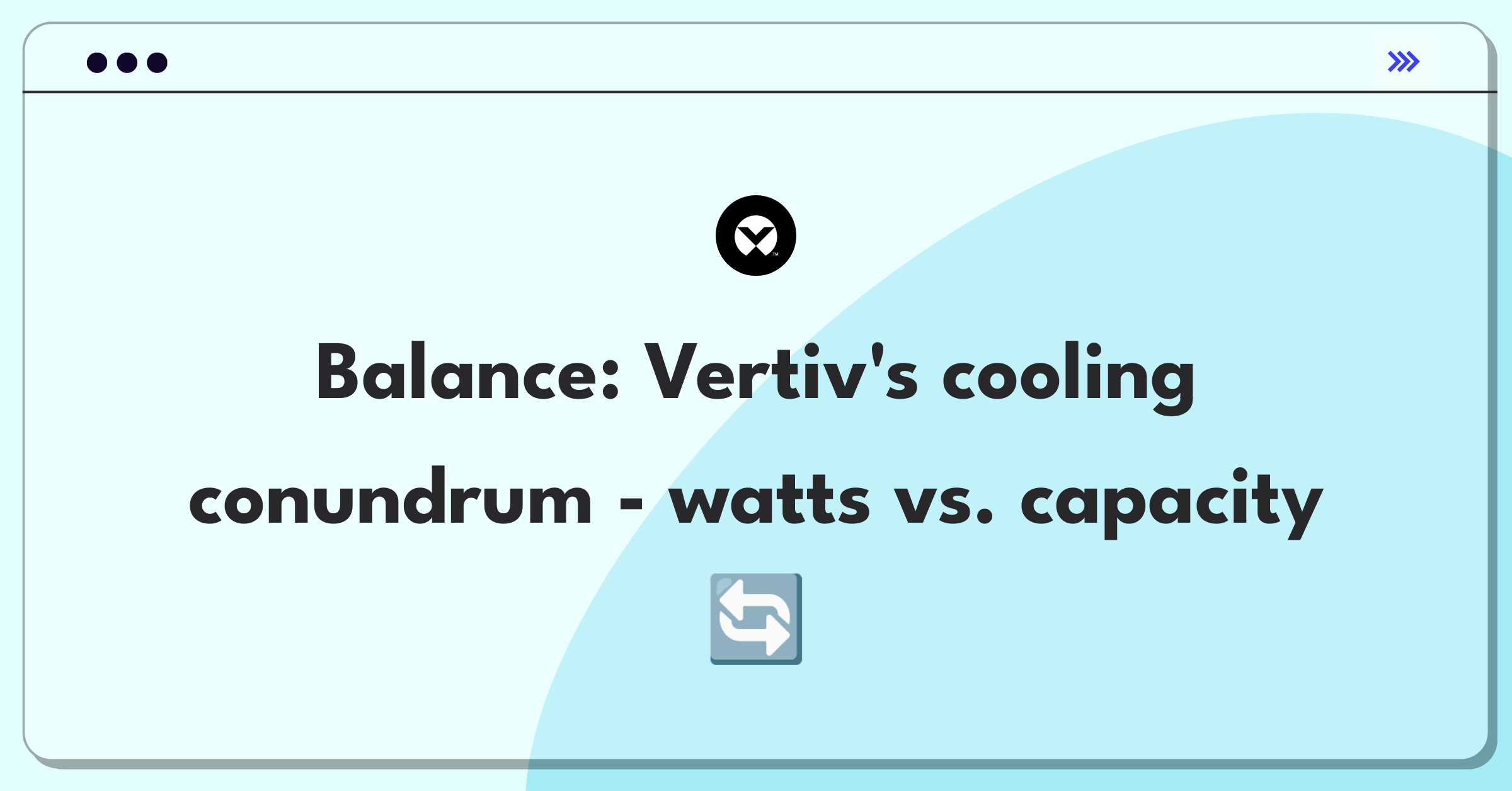 Vertiv Cooling Efficiency vs Capacity | Product Trade-Off - NextSprints
