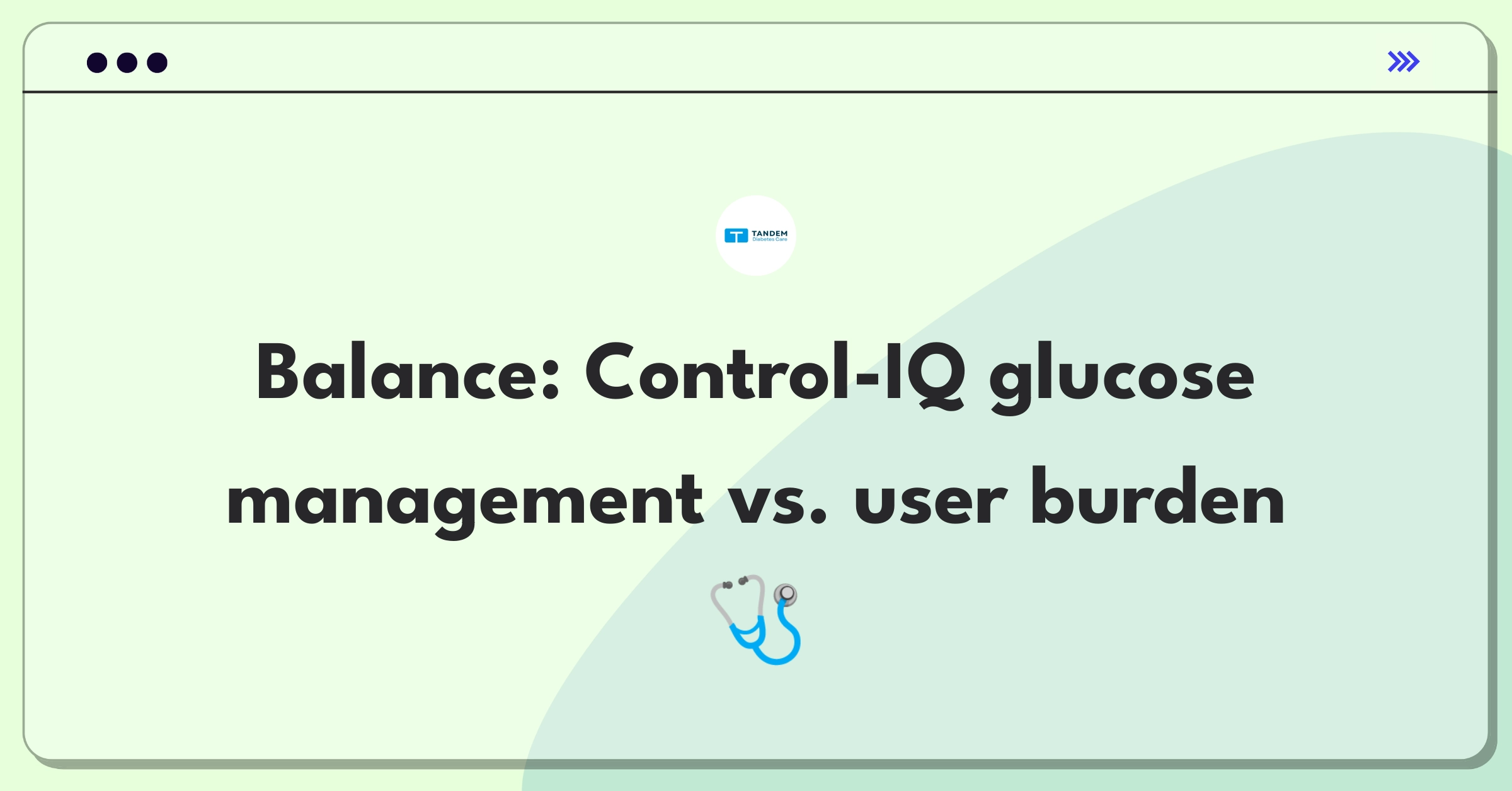 Tandem Diabetes Control-IQ Tradeoff | Product Strategy Case - NextSprints