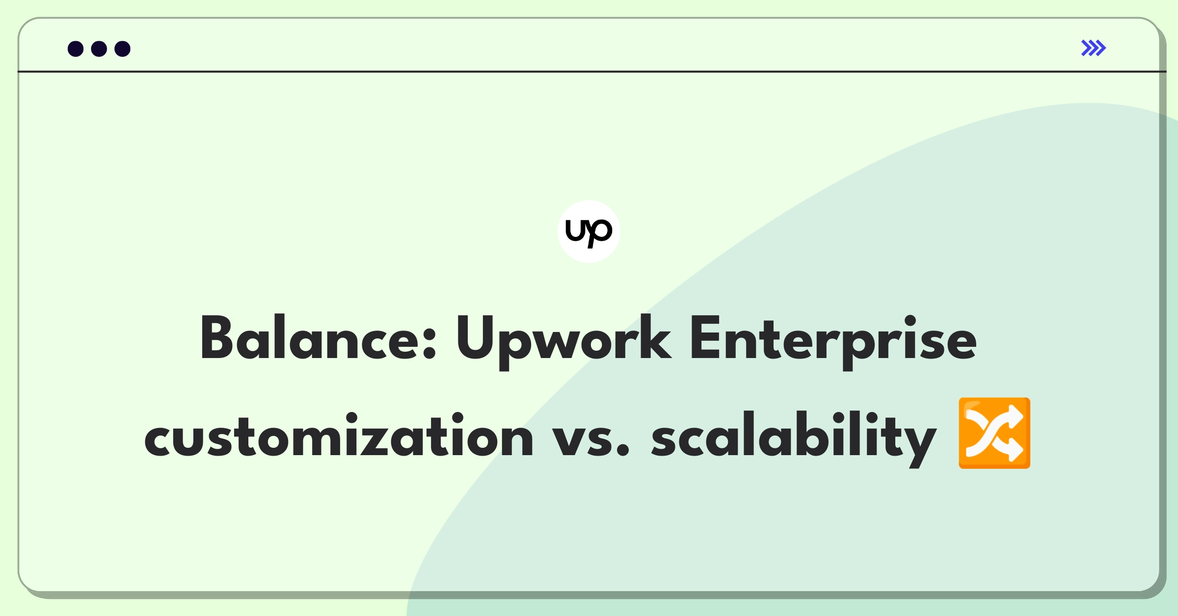 Upwork Enterprise Customization Product Trade Off Interview Nextsprints