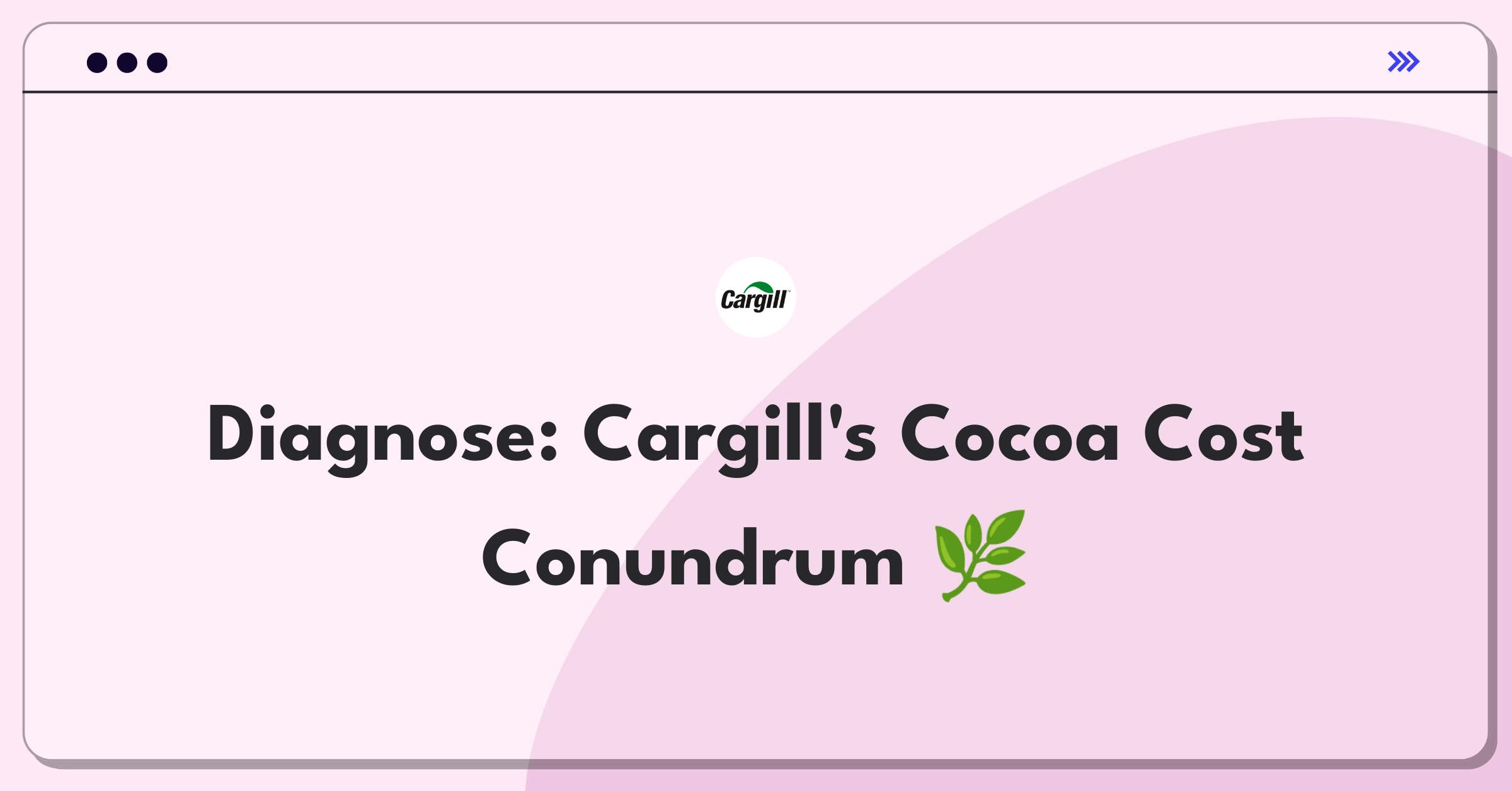 Cargill Cocoa Cost Spike | Root Cause Analysis Interview - NextSprints